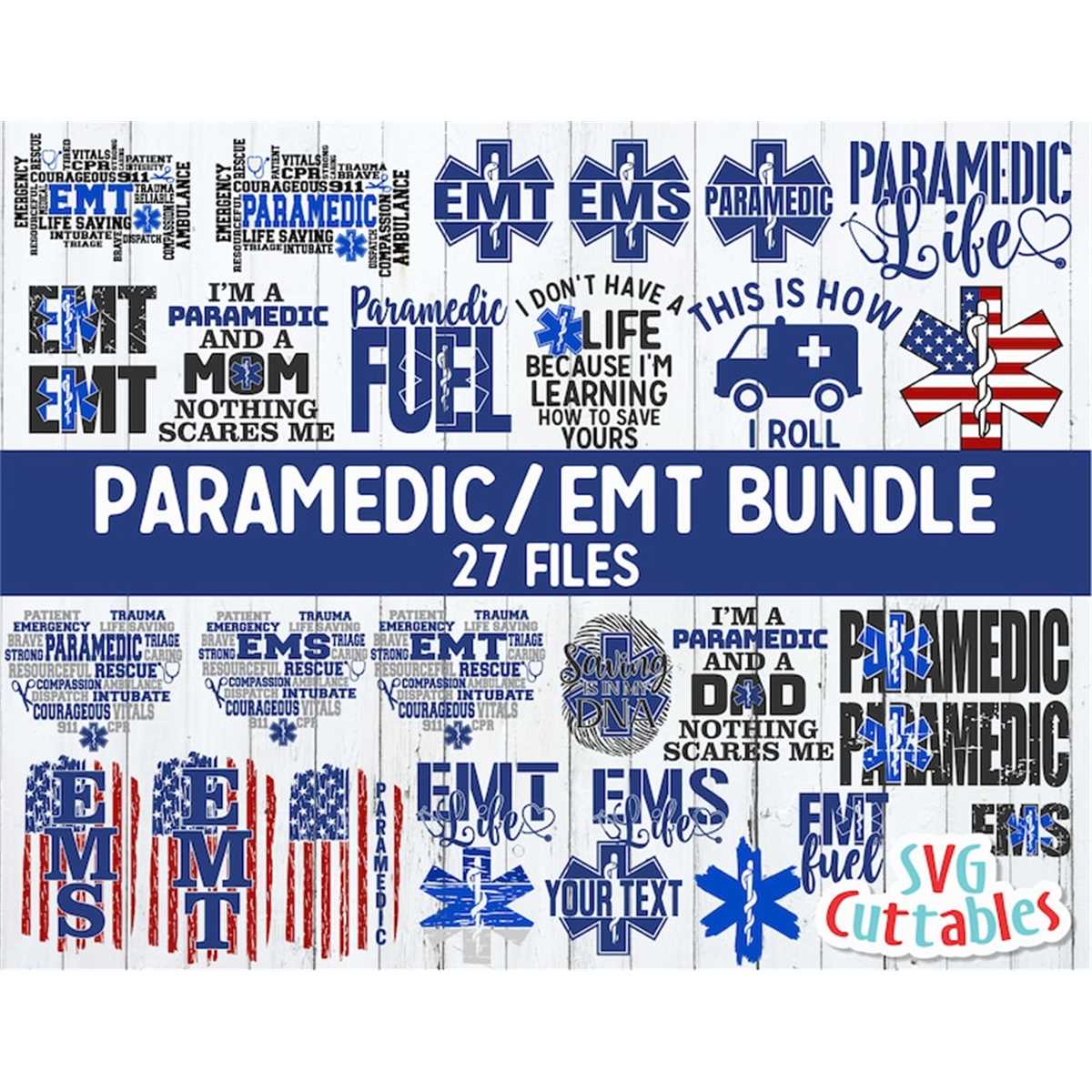 Paramedic Bundle svg - EMT Bundle - svg - eps - dxf - png - | Inspire ...