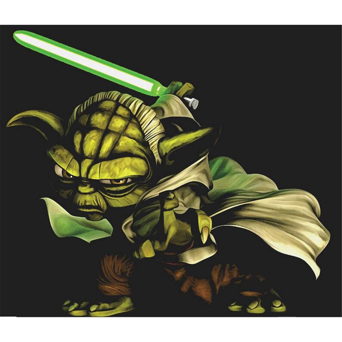 Baby Yoda fight stance Png Yoda Master Green weapon ready to - Inspire ...