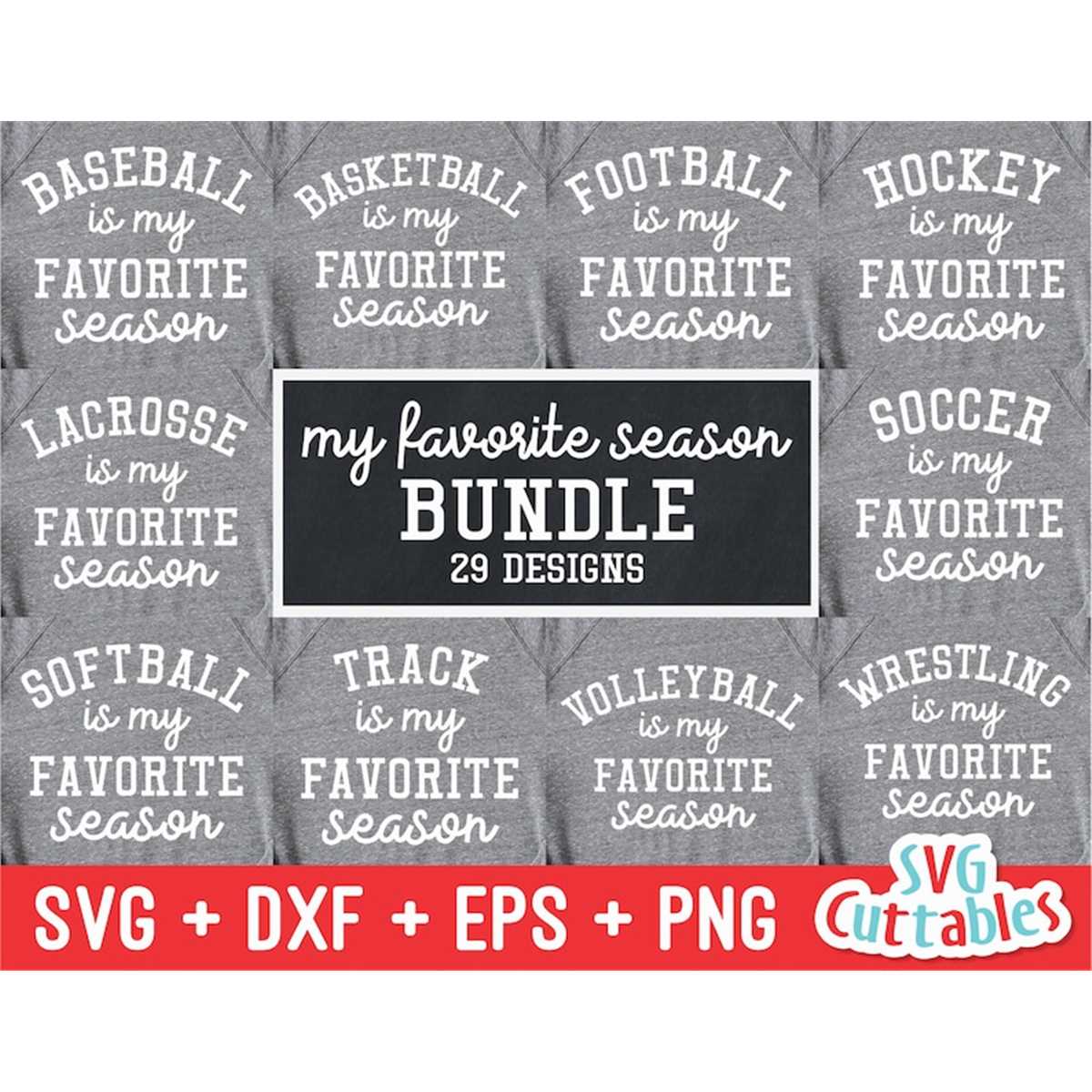 Is My Favorite Season svg Bundle - Favorite Season Cut File - Inspire ...