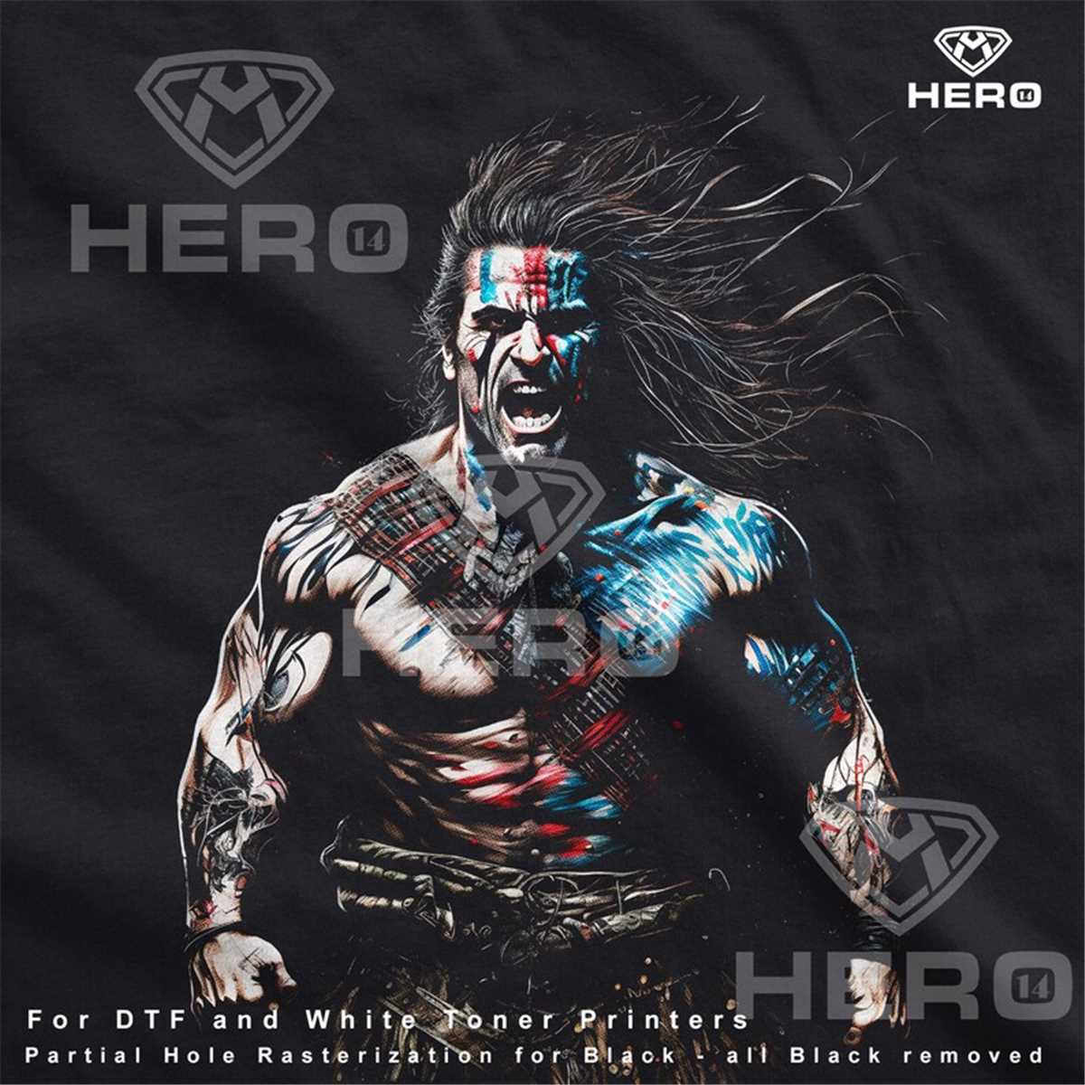 Braveheart Scottish Hero Braveheart Warrior Design File Mel | Inspire ...