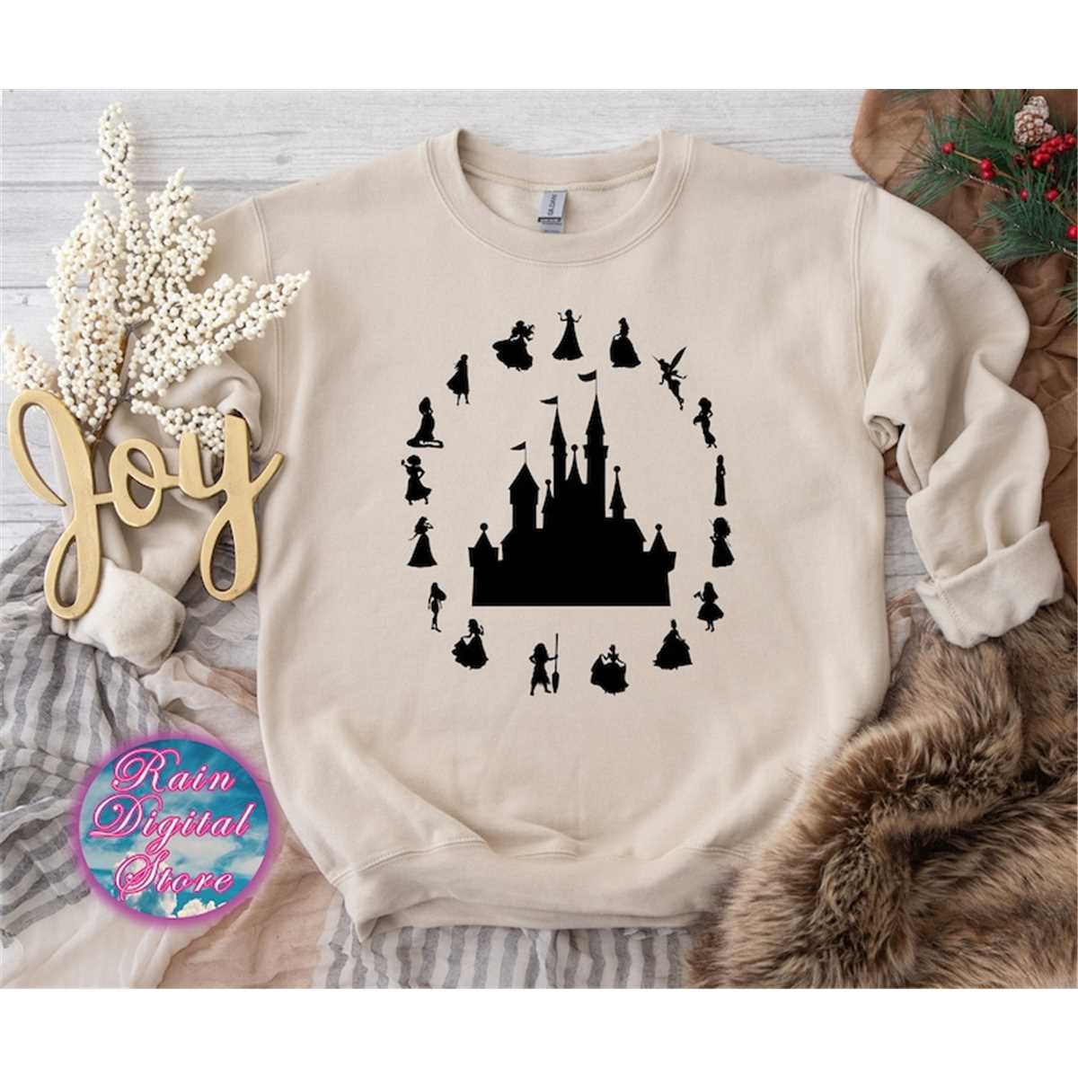 Princesses Castle Silhouette SVG, Disneyy Magical Princesses - Inspire ...