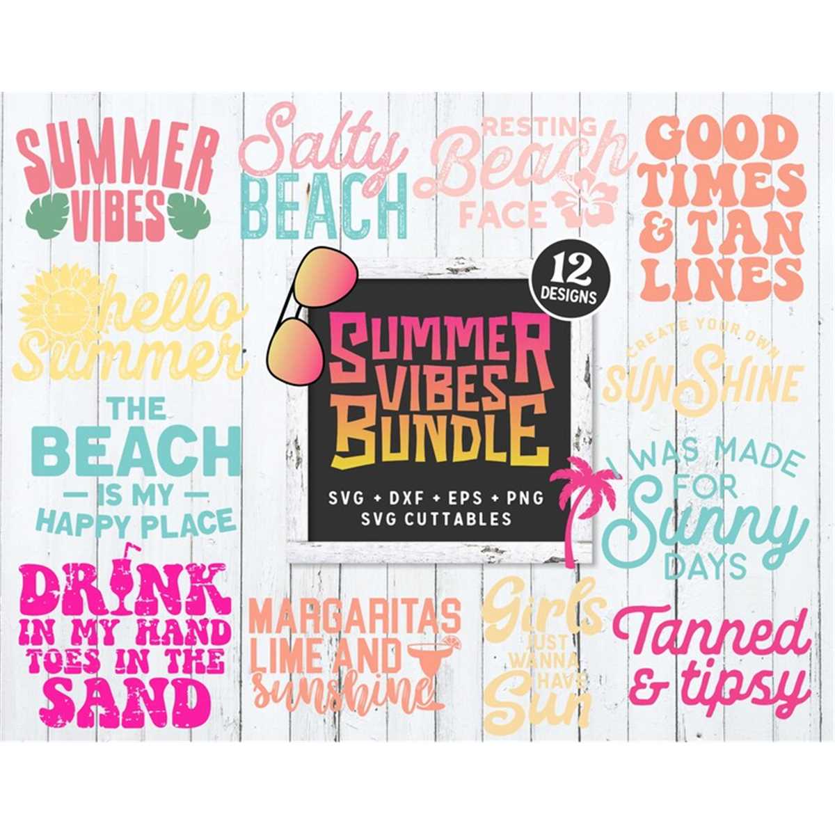Summer svg Bundle - Summer Cut File - Beach - Quotes - svg - | Inspire ...