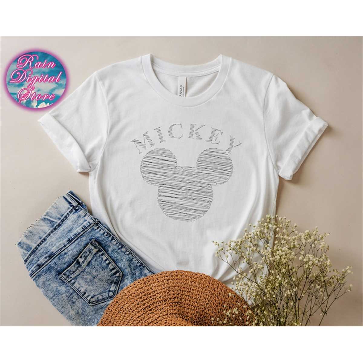 Mickeyy Sketch Svg, Sketch Mickeyy Svg, Disneyy Sketch Micke - Inspire ...