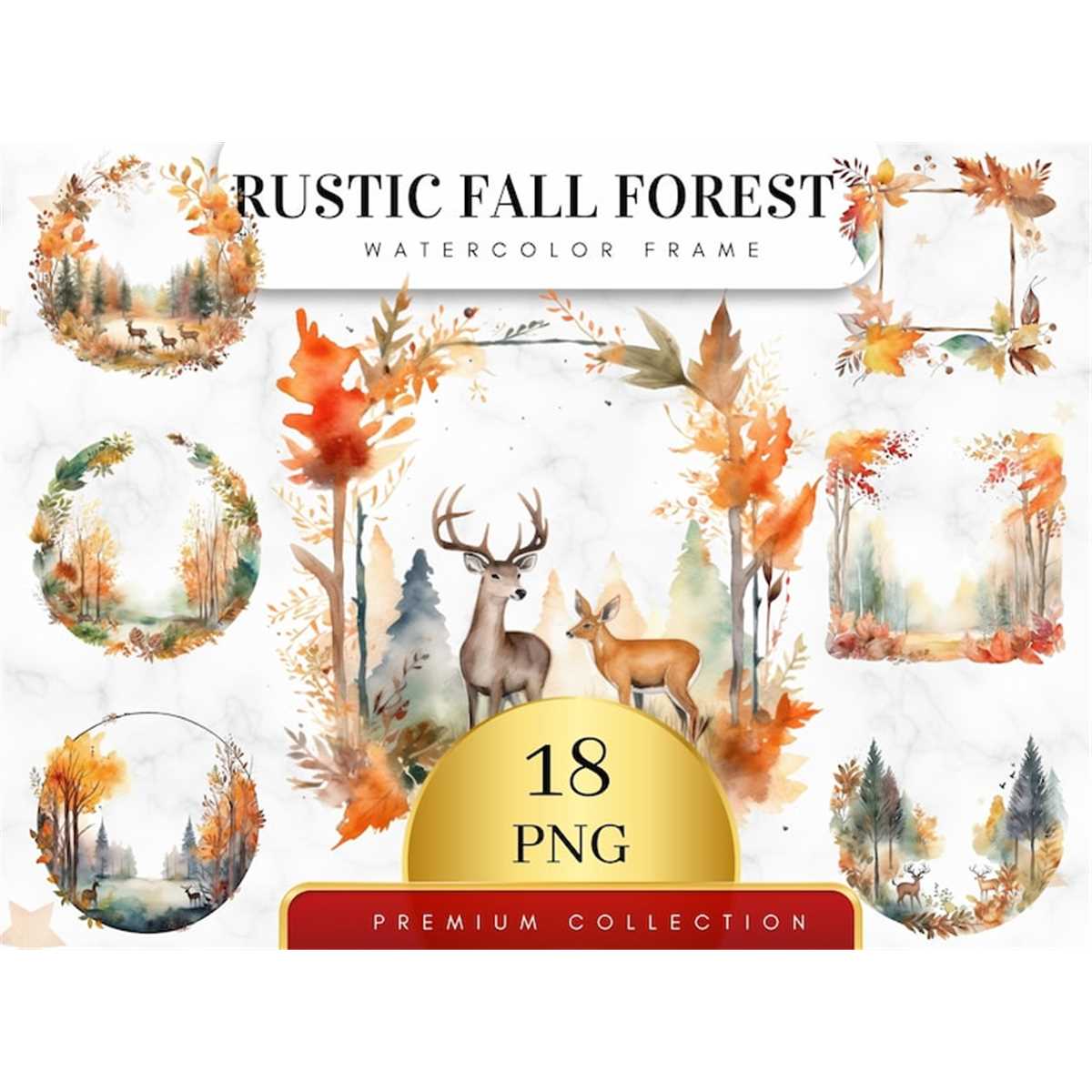 rustic fall clipart - Inspire Uplift