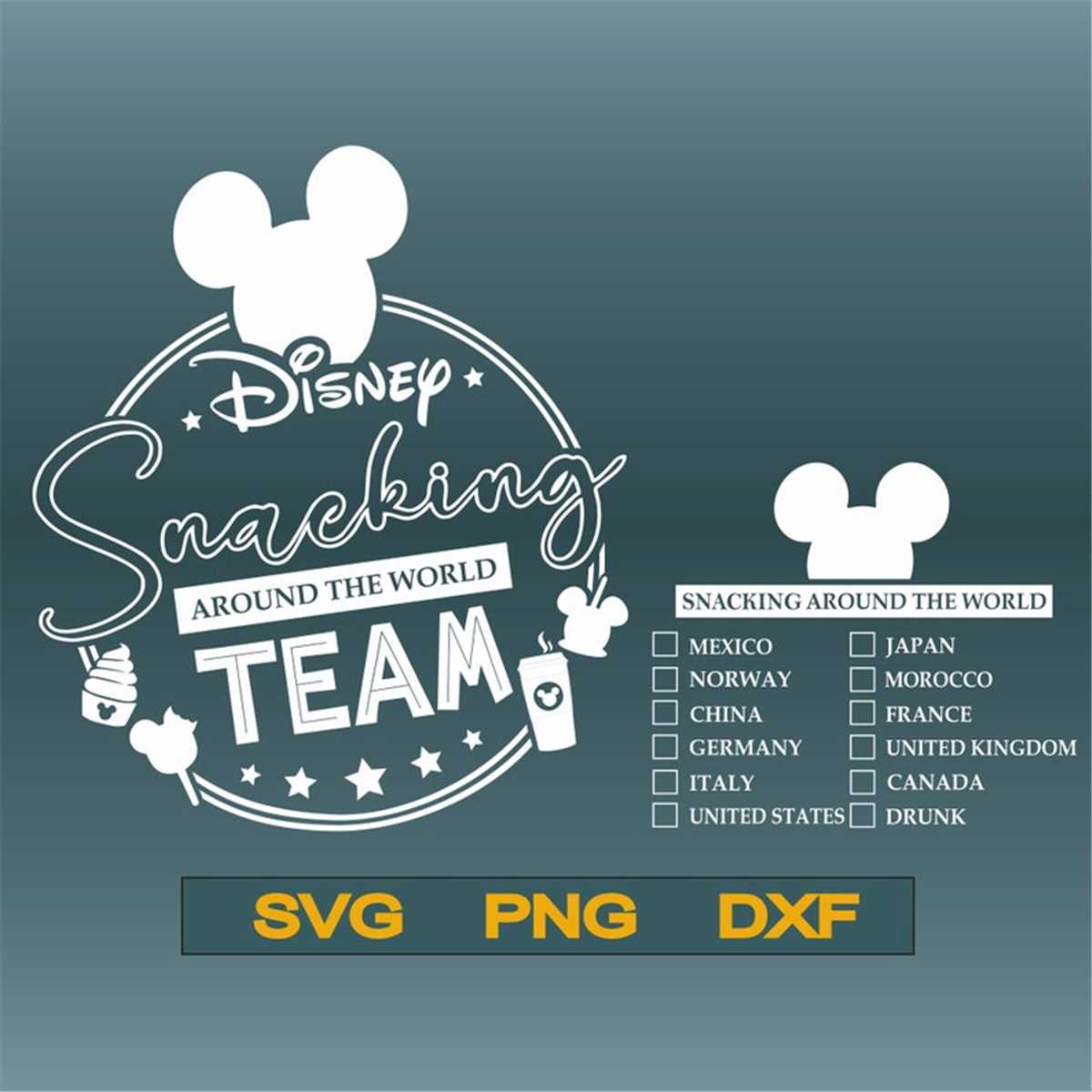 Snacking Around the World Svg Png Dxf, Snackgoals SVG, Snack - Inspire ...