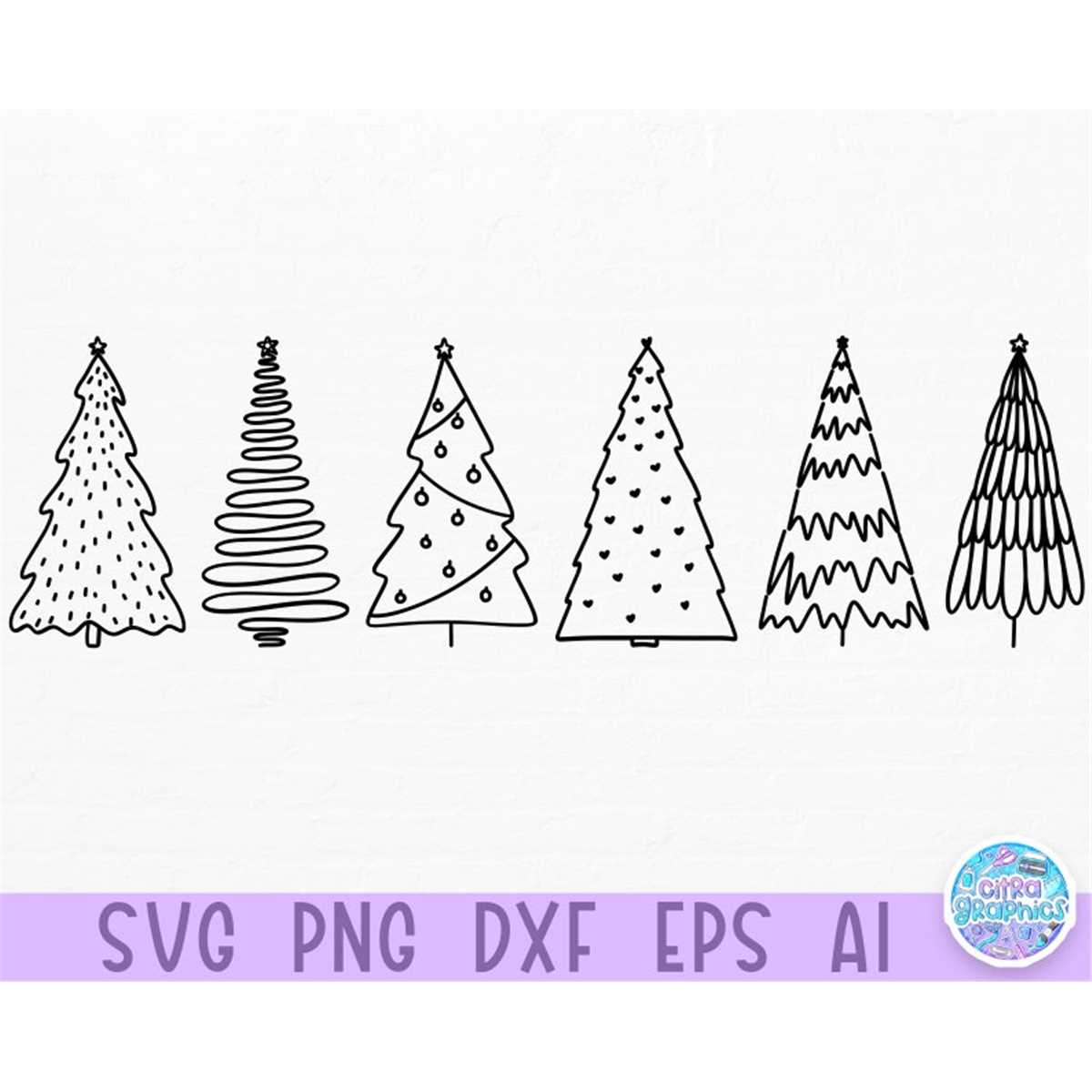 Christmas Tree SVG, Christmas Svg bundle, Pine Tree svg, Xma | Inspire ...