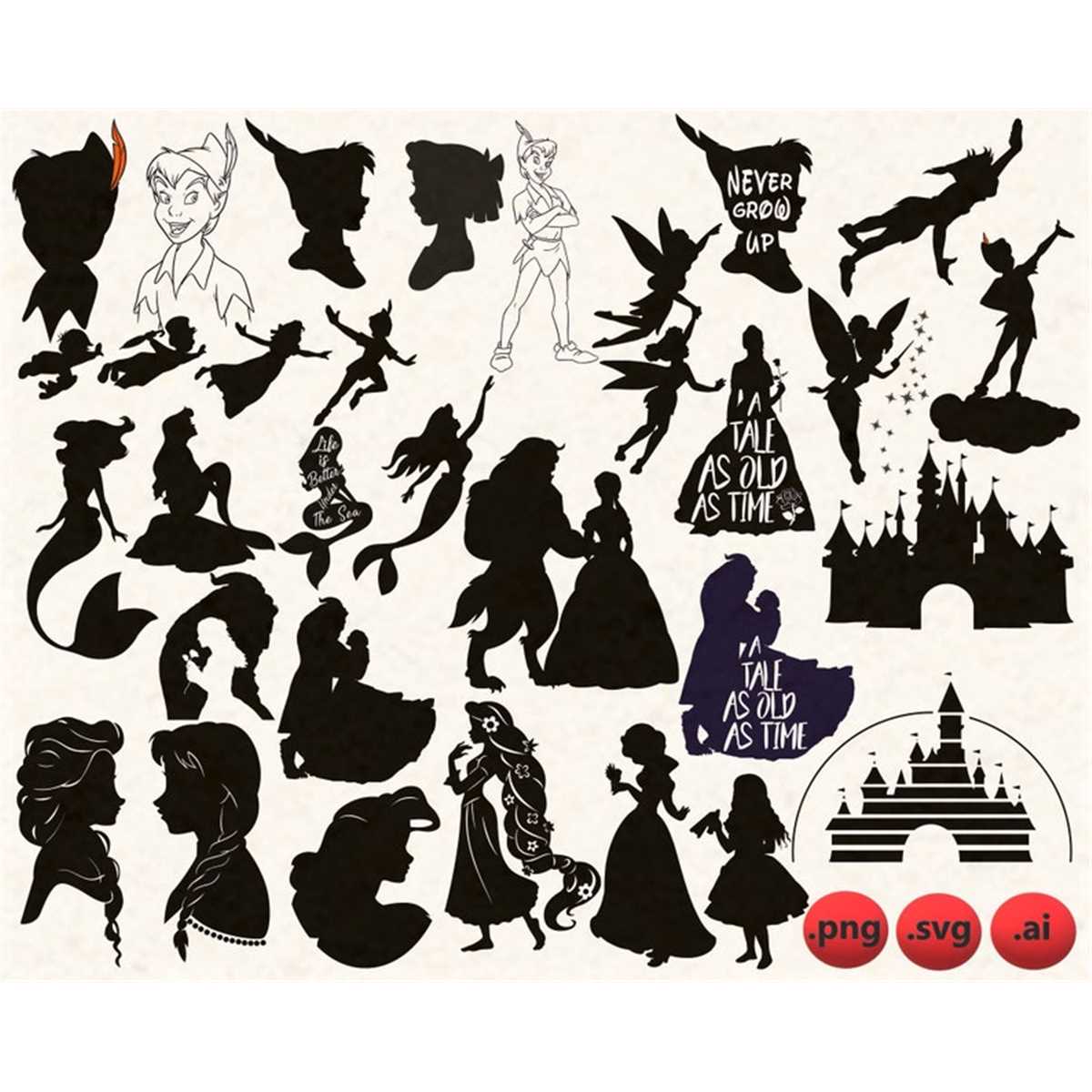 DisneyBundle Svg Png Files for Cricut FrozenBundle DisneySVG | Inspire ...