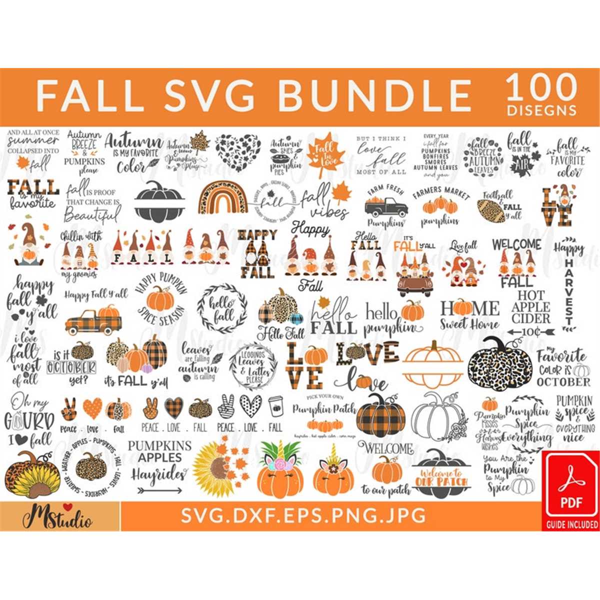 Fall svg, Happy fall svg, Fall svg bundle, Autumn svg bundle | Inspire ...