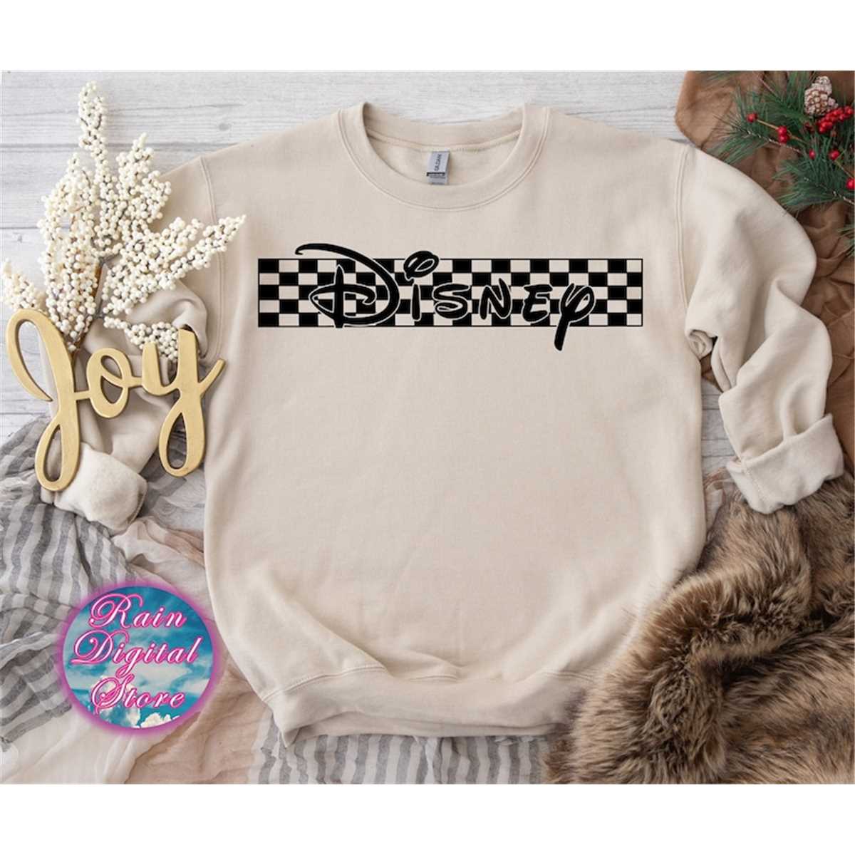 Checkered Disneyy Svg, Disneyy Checkered T-shirt Digital Fil - Inspire ...