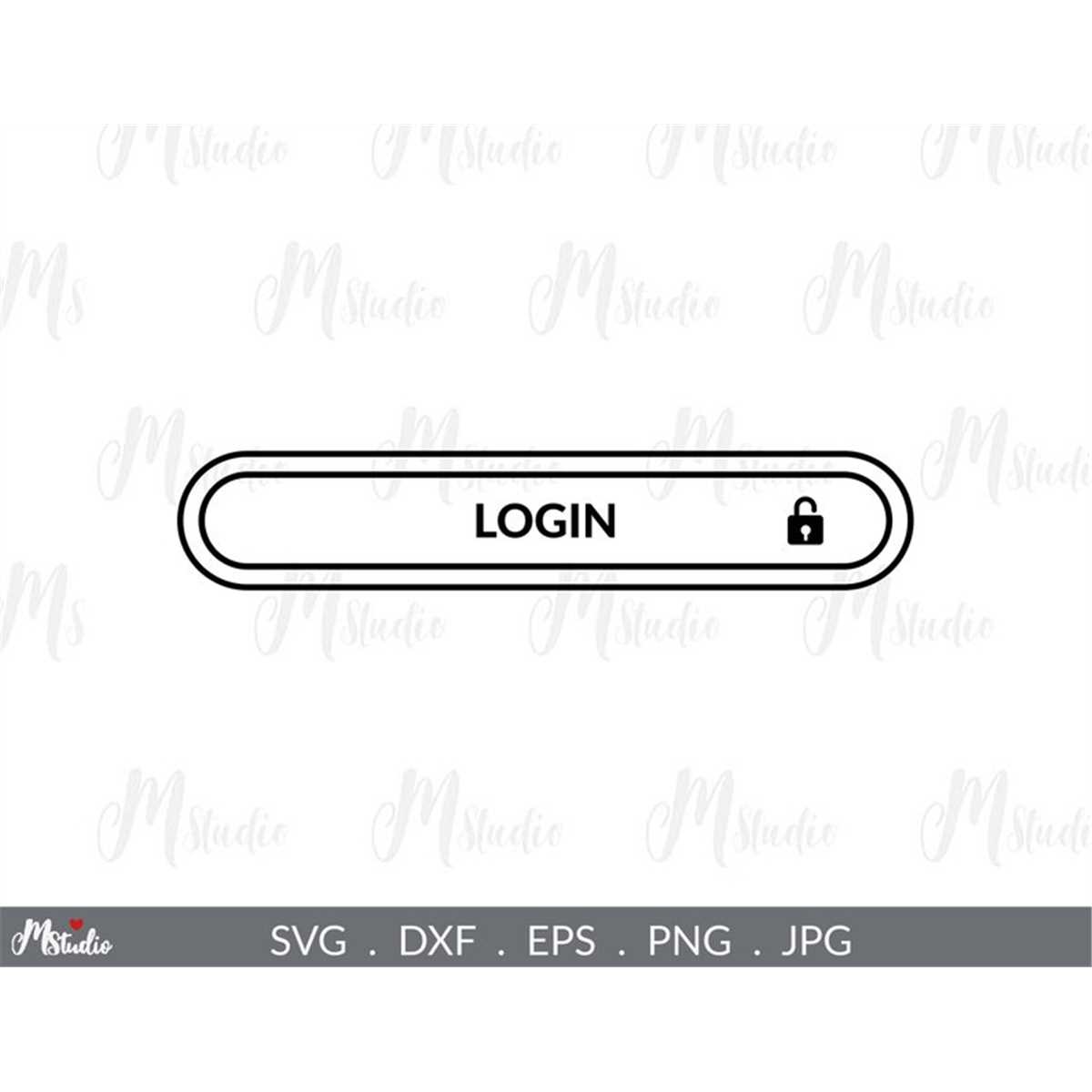 Login Button Svg, Login Button Cut Files, computer svg, lapt | Inspire ...