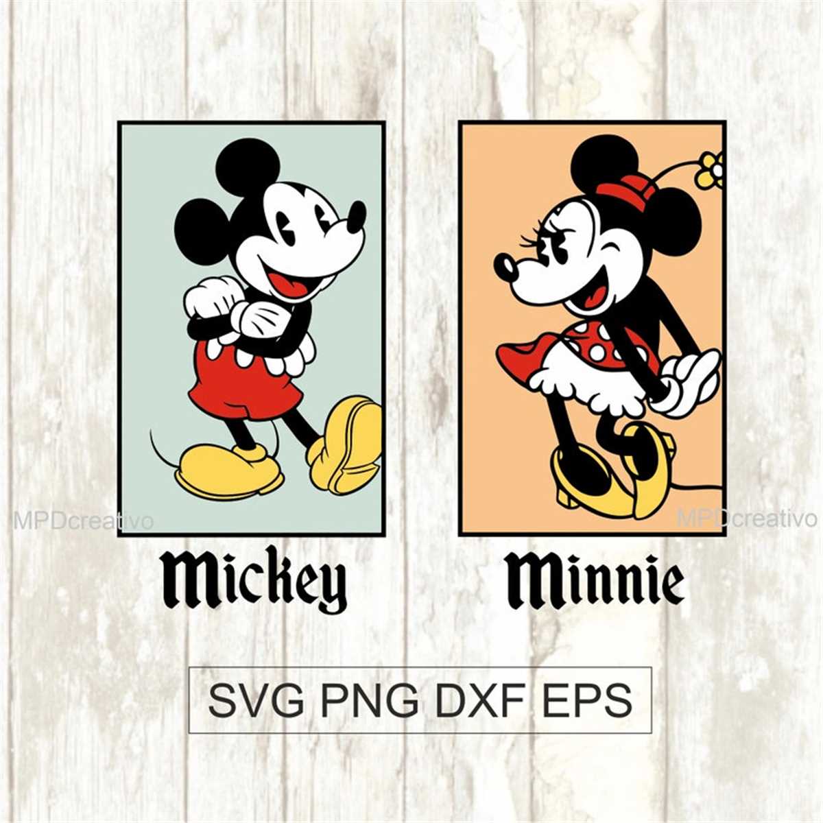 Mickey Classic SVG PNG DXF Eps MinnieSvg DisneyWorld Inspire - Inspire ...