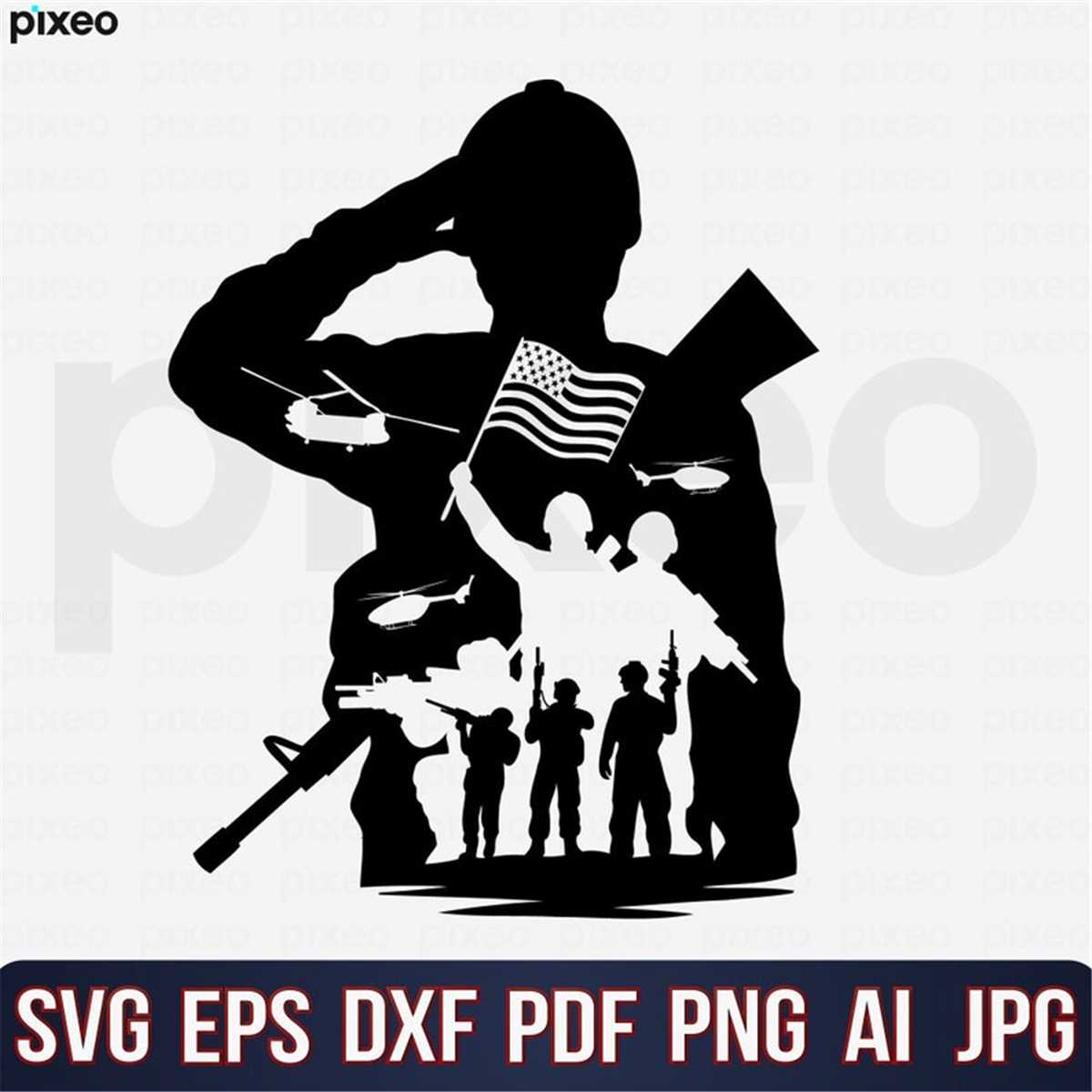 US Soldier Svg, Veteran Soldier Svg, US Army Svg, Military S | Inspire ...