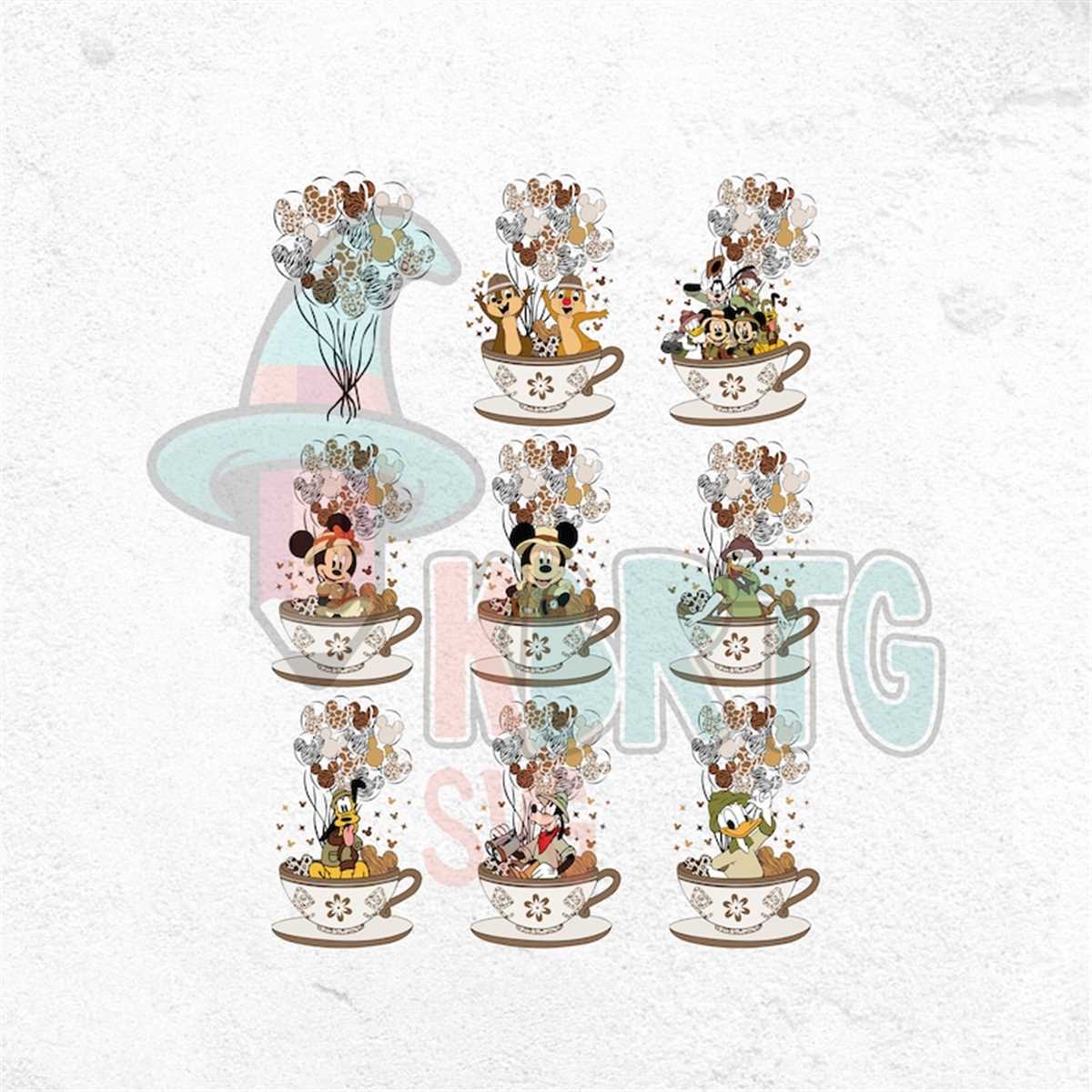 Safari Castle Tea Cup Party PNG Bundle, Tea Party, Tea Cup C | Inspire ...