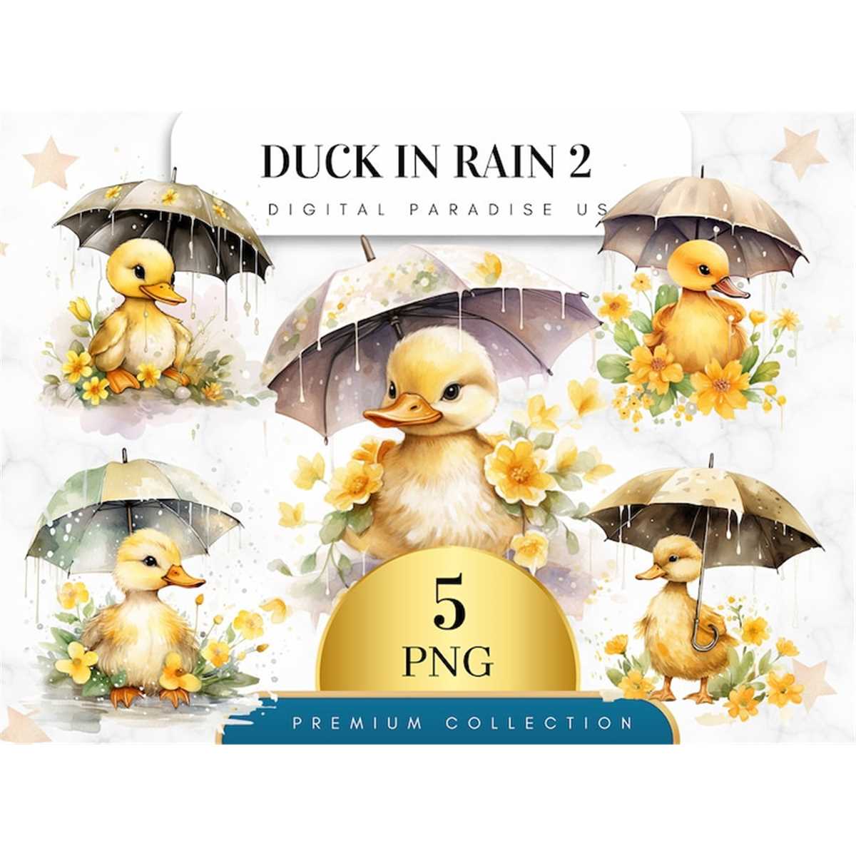rainy duck clipart - Inspire Uplift