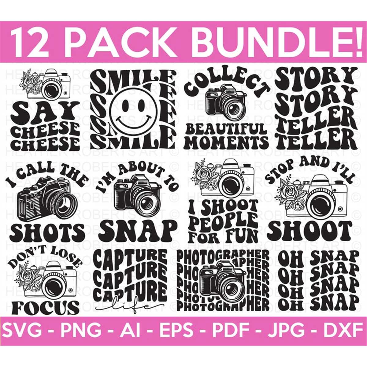 Retro Photography SVG Bundle, Photography SVG Bundle, Photog - Inspire ...