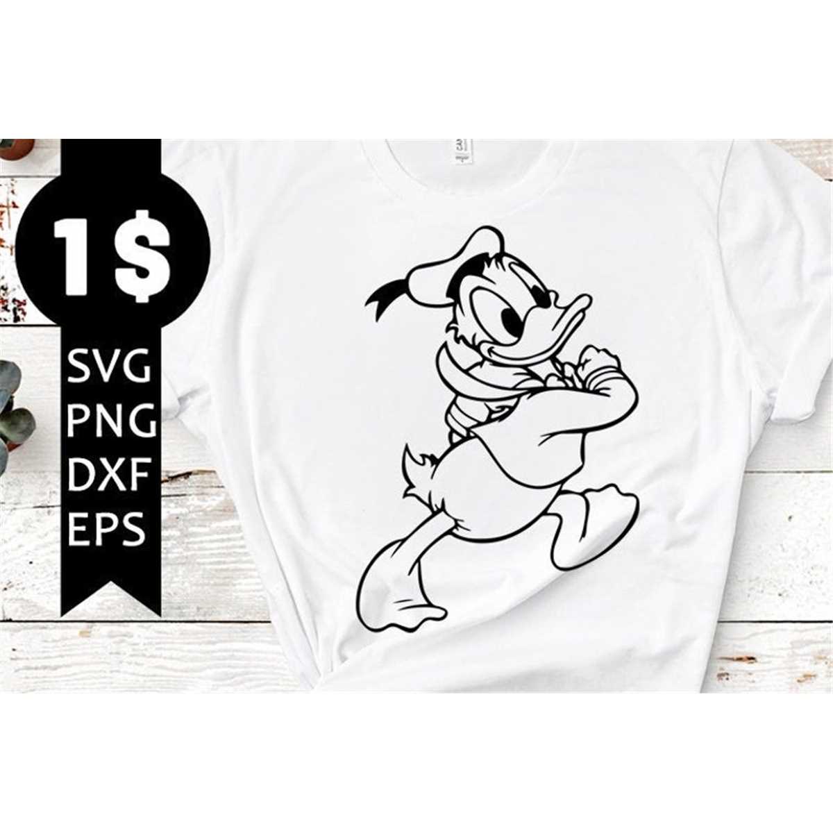 Donald Duck SVG, Donald Duck Head Svg, Donald Duck Digital D - Inspire ...
