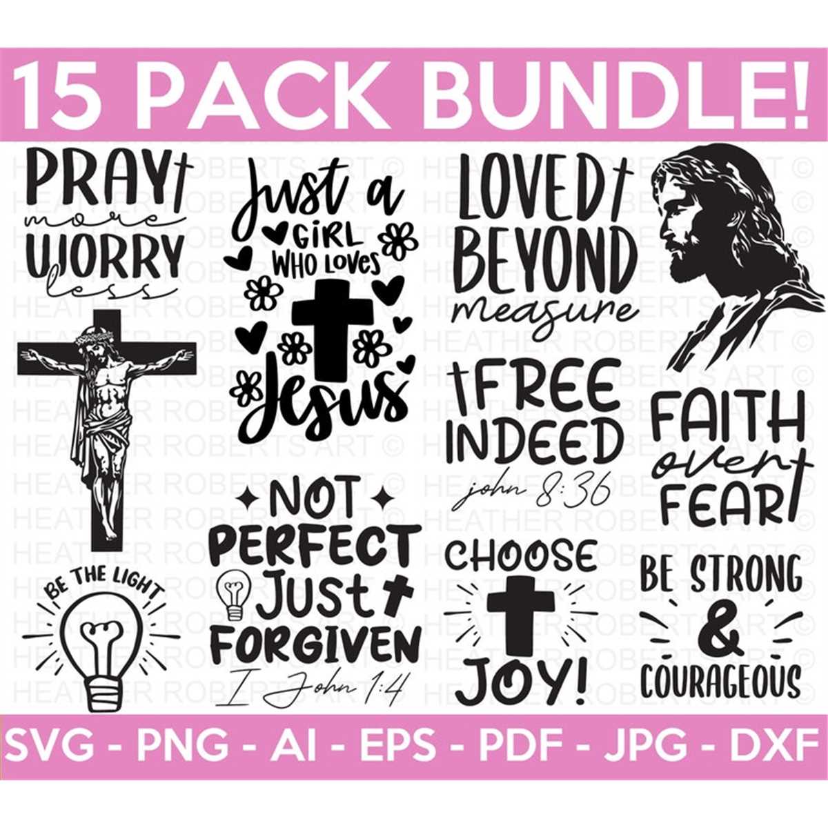 Christian Quotes SVG Bundle, Scripture Bundle, Bible Verse B | Inspire ...