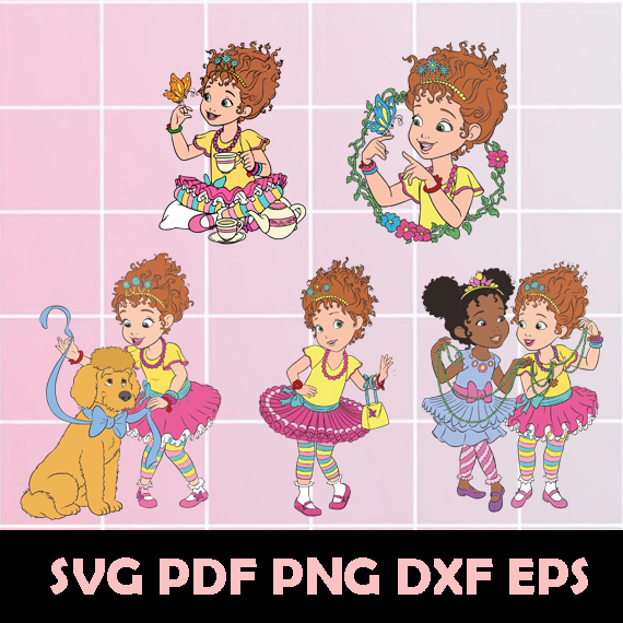Fancy nancy Svg, Fancy nancy Eps, Fancy nancy Dxf, Fancy nan | Inspire ...