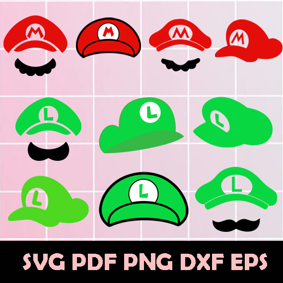 Super MArio Hat Svg, Super MArio Hat Png, Super MArio Hat Cl | Inspire ...