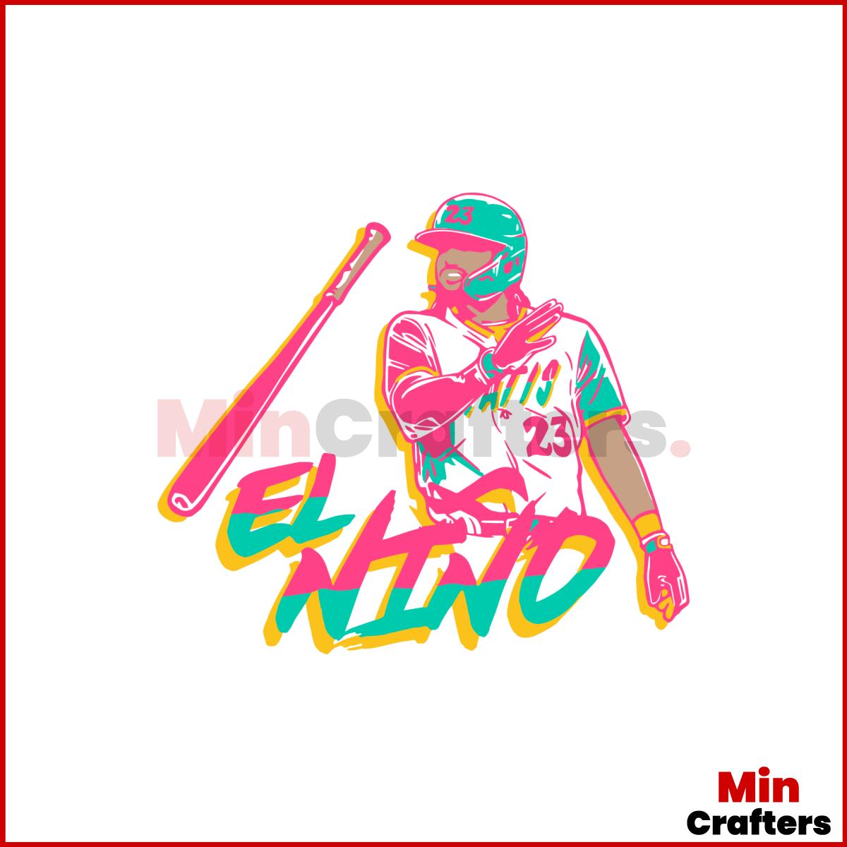Fernando Tatis Jr El Nino SVG MLB Player SVG Digital File - Inspire Uplift