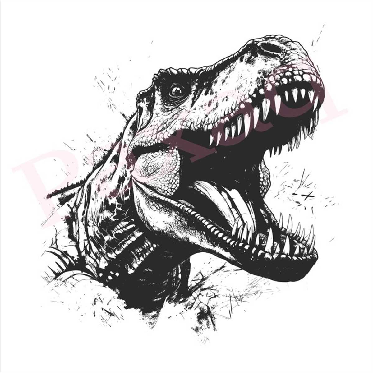 T-Rex Svg, Roaring T-Rex Vector, Dinosaur SvgTyrannosaurus R | Inspire ...