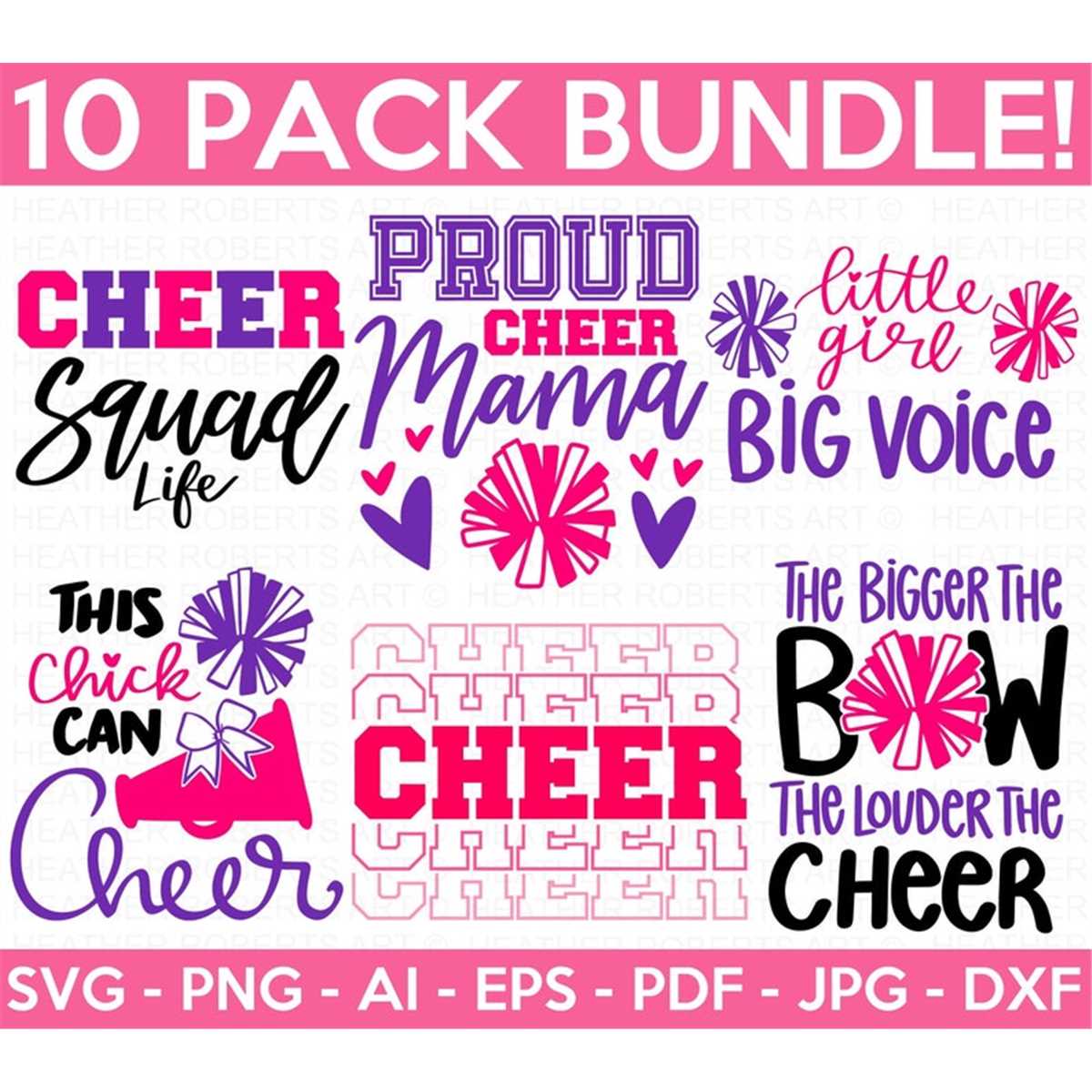 Cheer SVG Bundle, Cheerleading SVG, Cheer svg, Cheer Squad s | Inspire ...
