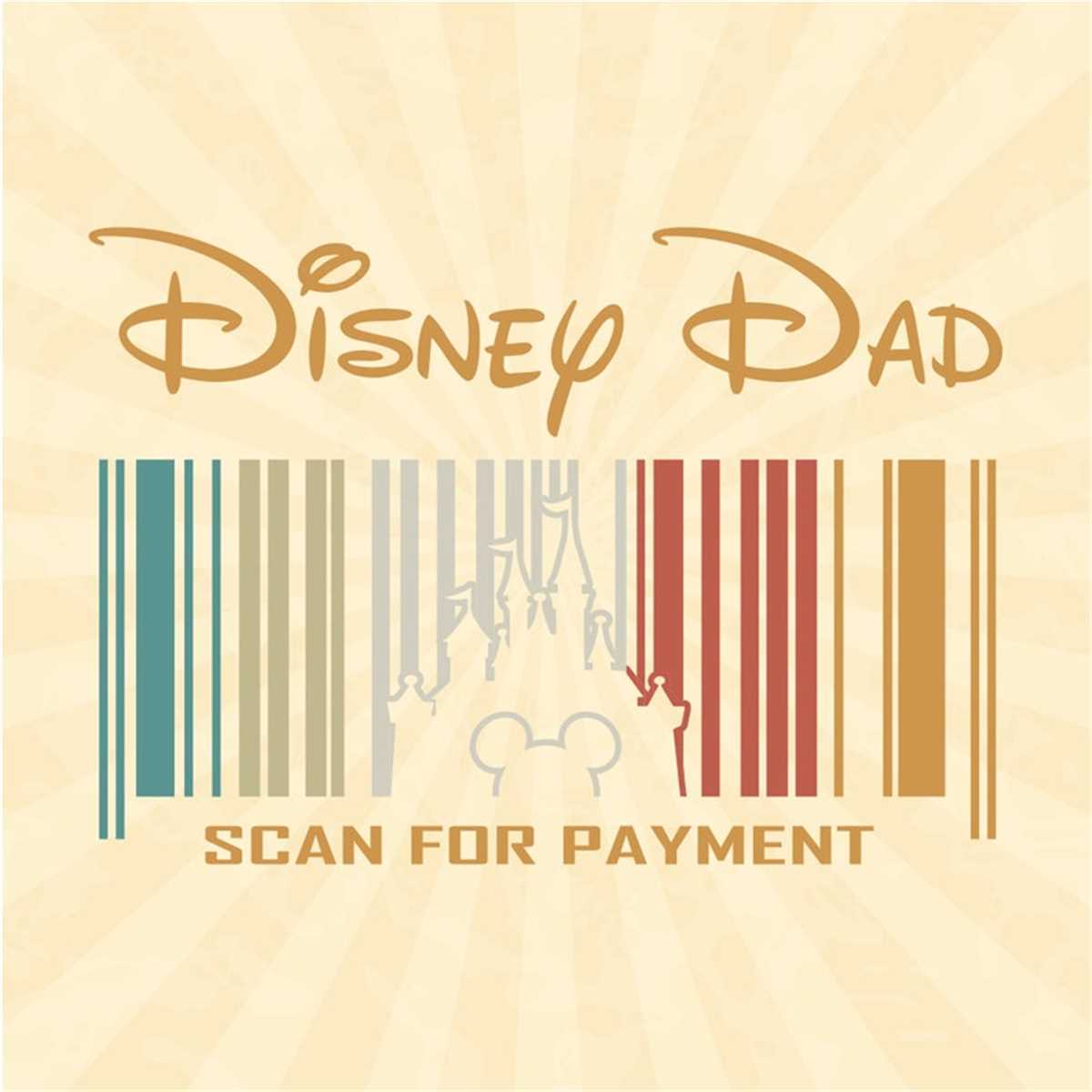 DisneyDad SVG, Scan For Payment SVG, Mouse Family Trip SVG, | Inspire ...