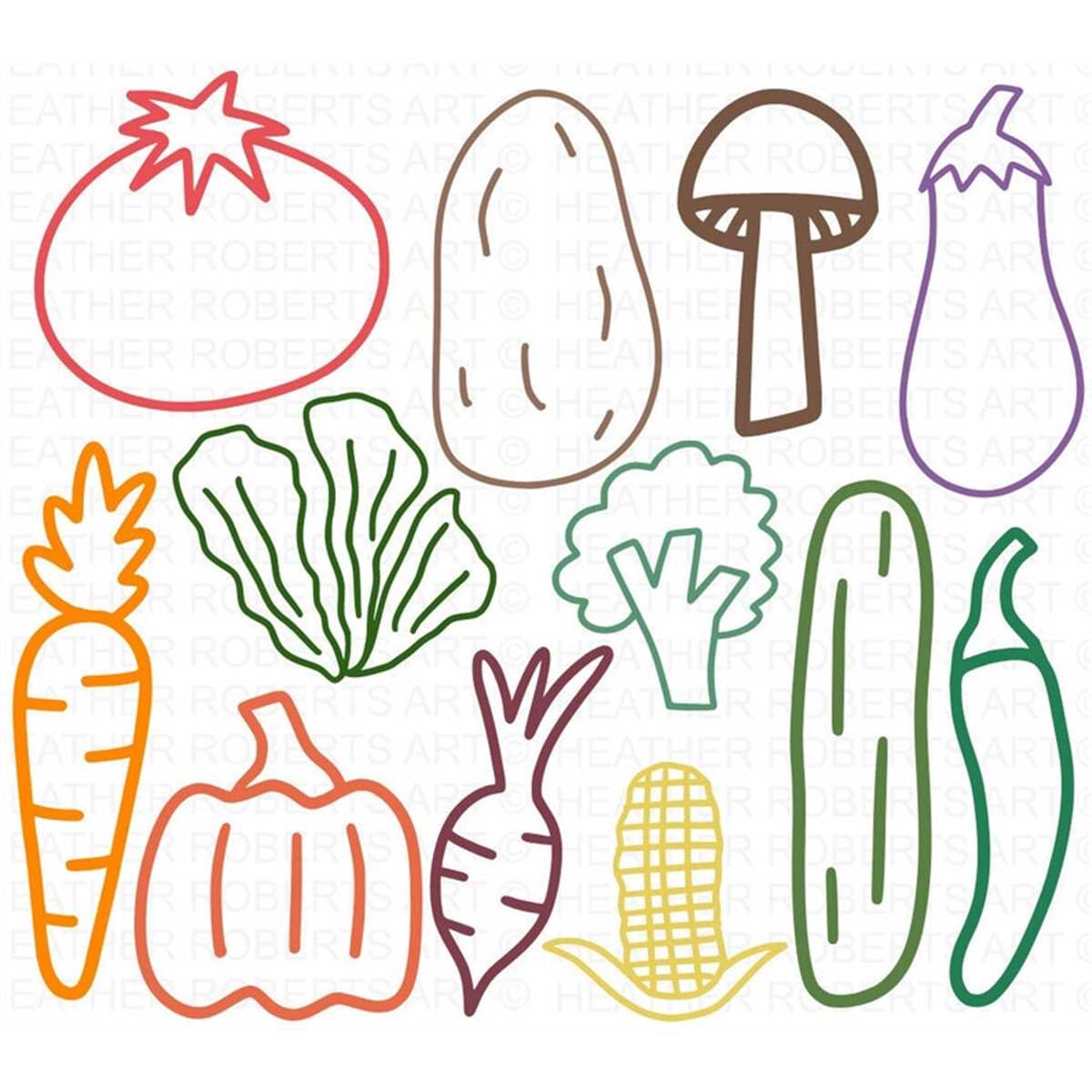 Vegetable Clipart Svg Bundle, Vegetable Svg Bundle, Beet Svg | Inspire ...