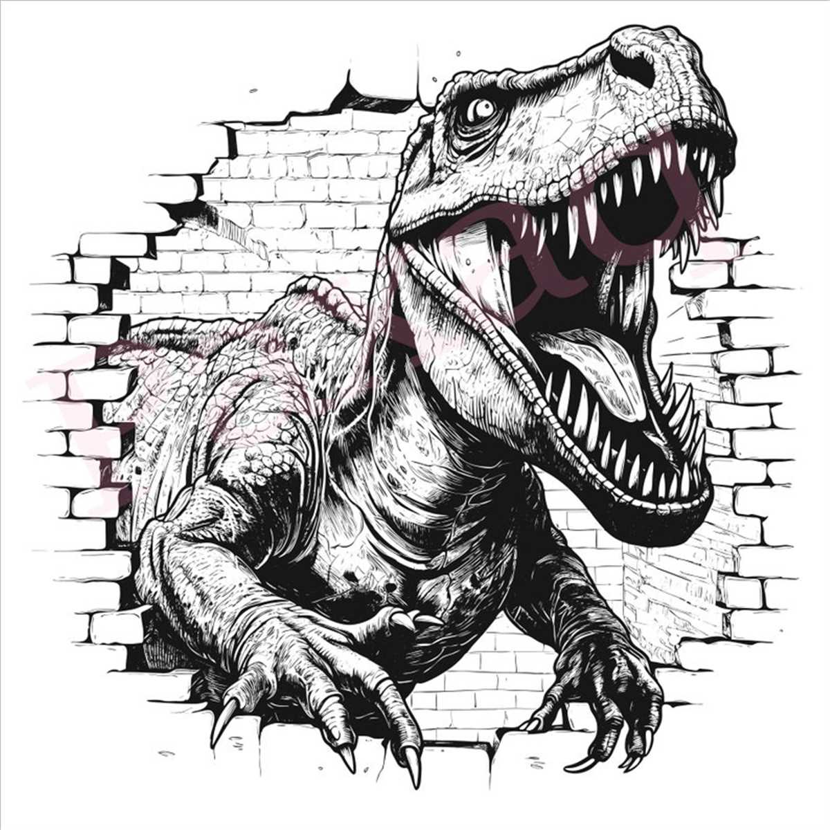 T-Rex Svg, Roaring T-Rex Vector, Dinosaur SvgTyrannosaurus R - Inspire ...