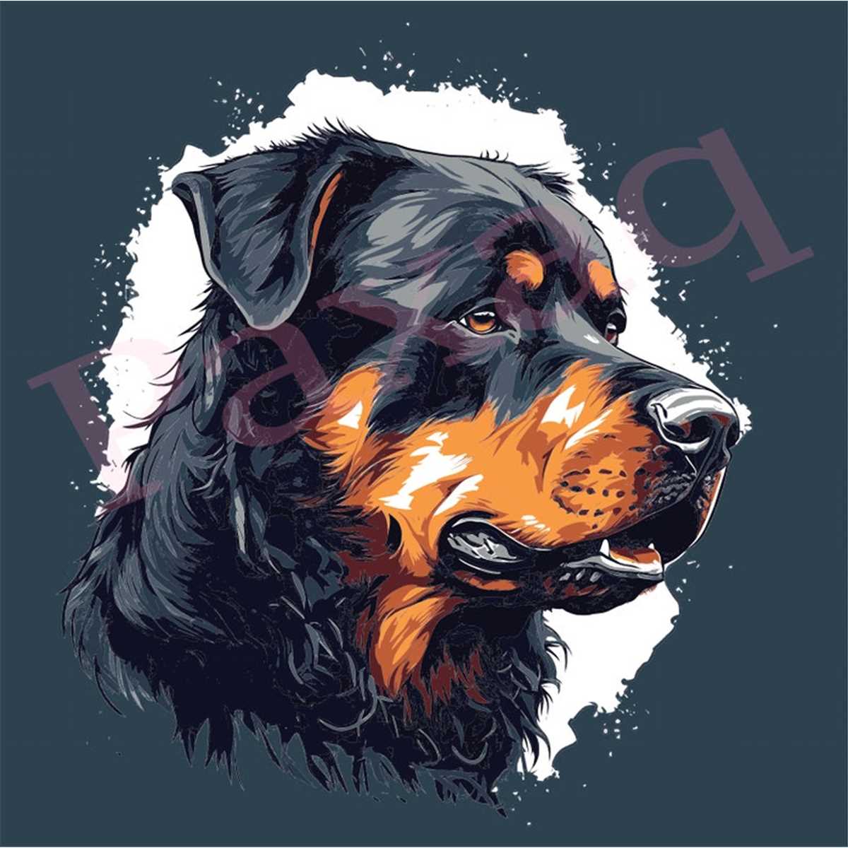 Rottweiler Svg, loyal Rottweiler Vector, Rottweiler Vector C | Inspire ...