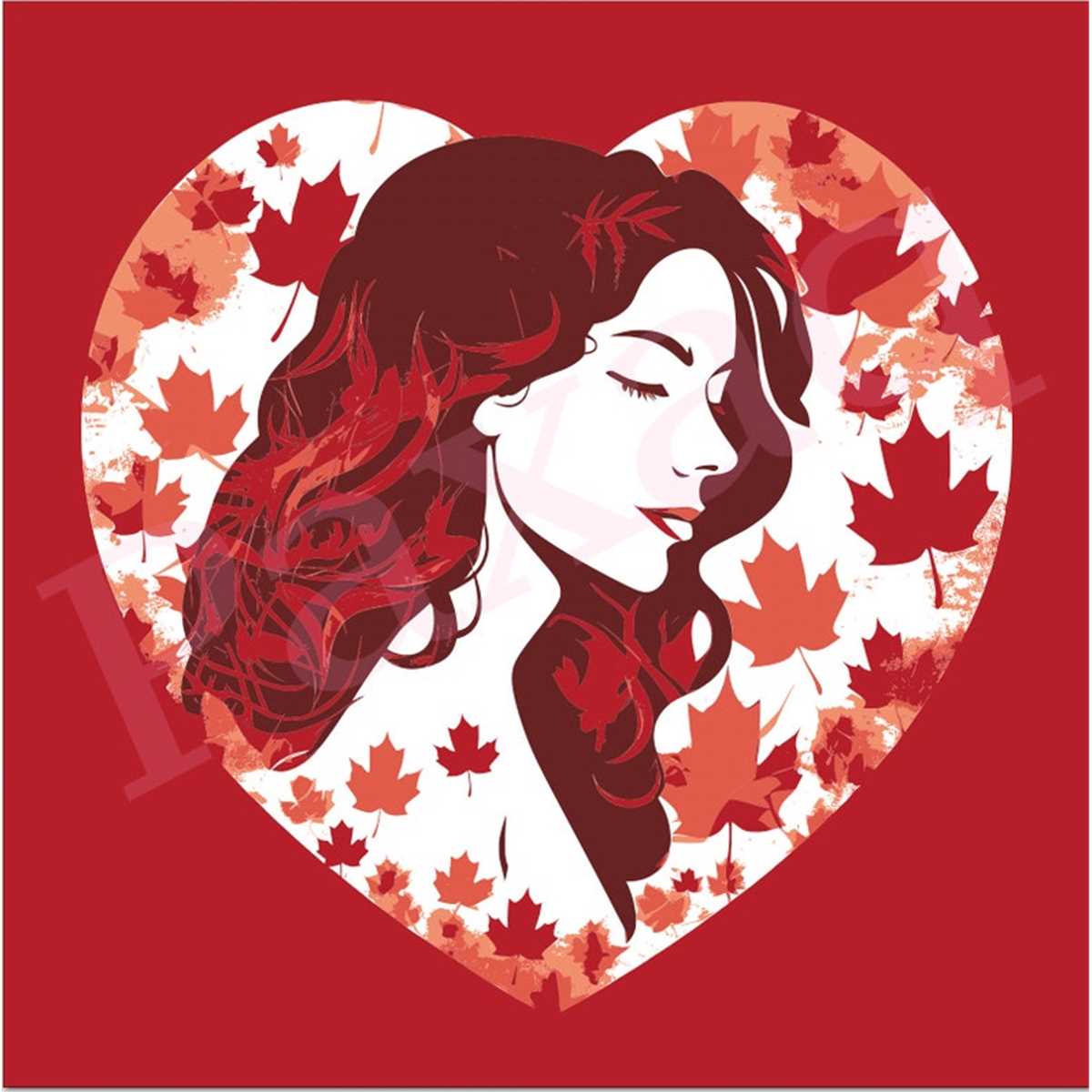 Maple Leaf Svg, Fiery Maple Leaf Svg, Maple Leaf Vector Cutf | Inspire ...