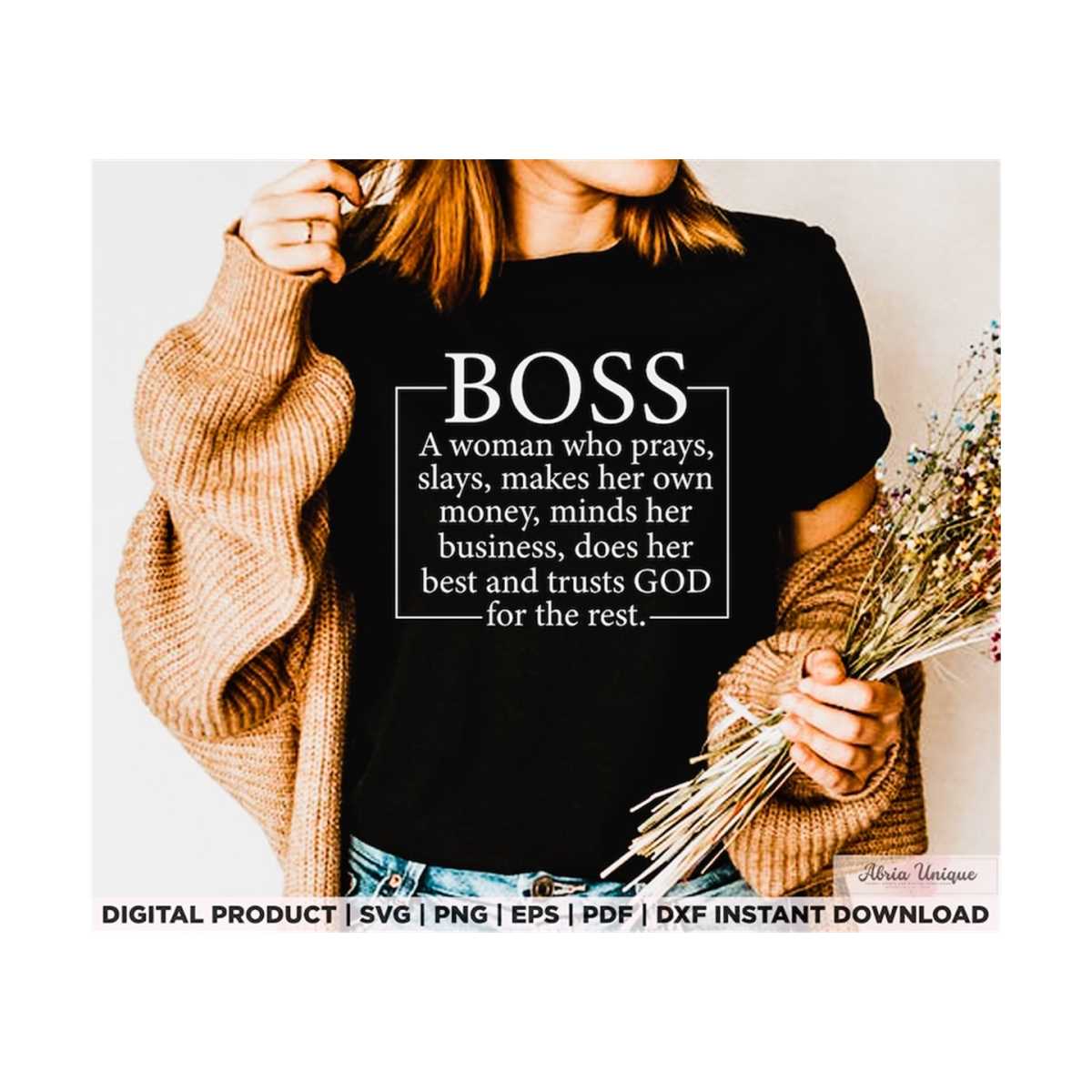 Boss definition svg, png, eps, pdf, dxf, design for t shirts | Inspire ...