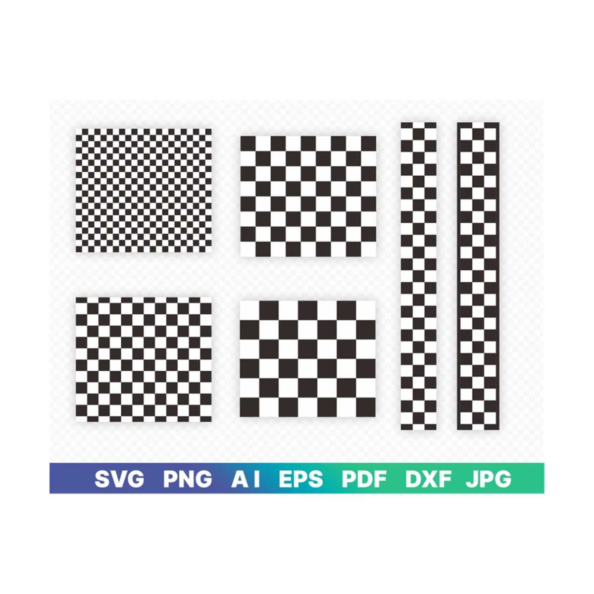 Checkered Pattern SVG / PNG/ PDF, Checkered pattern clipart, | Inspire ...