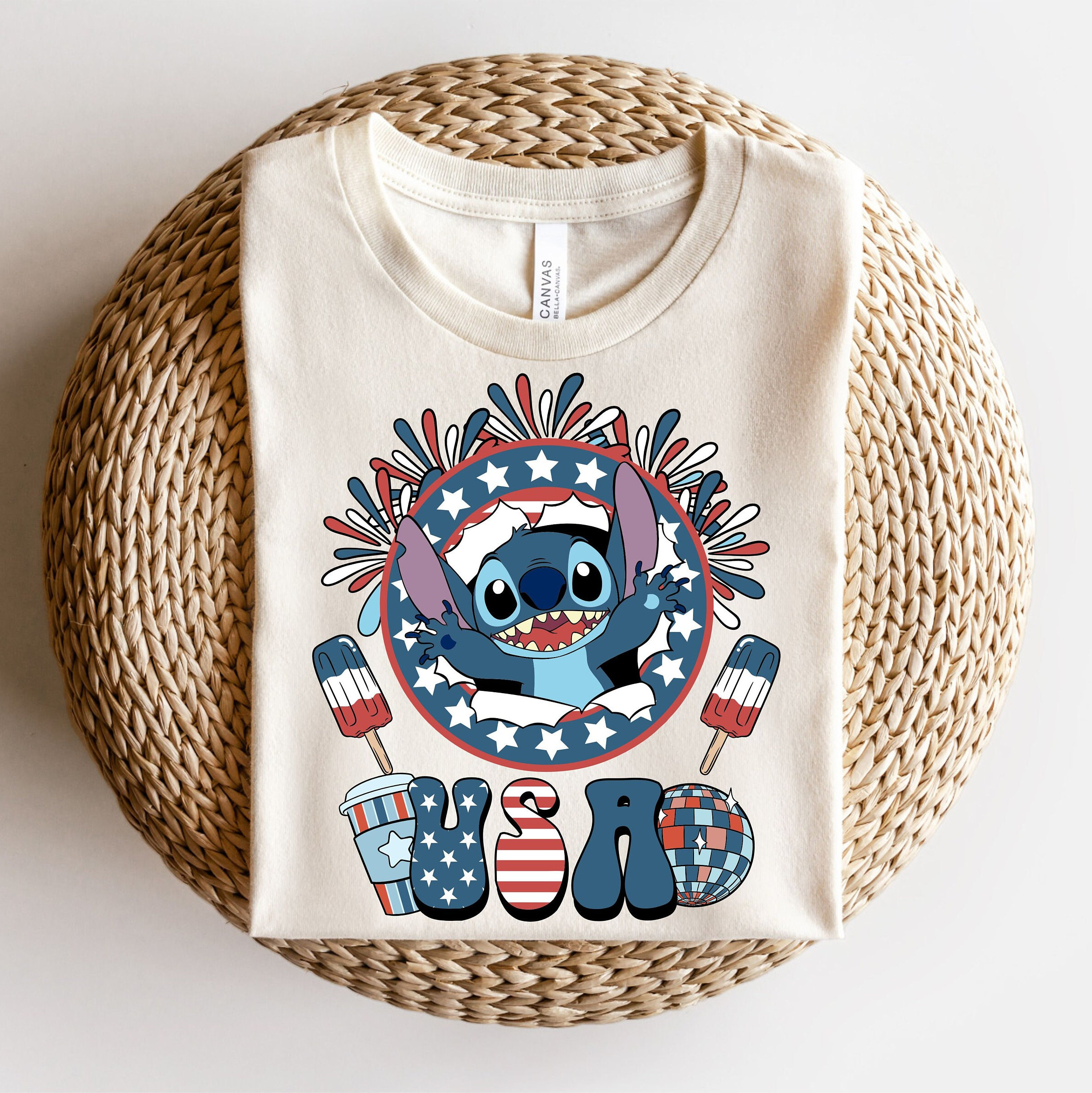 4th of July Stitch PNG, Stitch png, Fourth of July Sublimati | Inspire ...