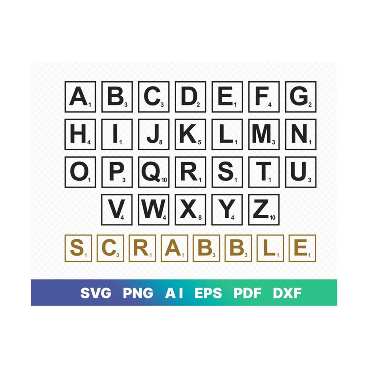 Scrabble Tiles Svg Files, Scrabble Tiles Svg Files for Cricu | Inspire ...