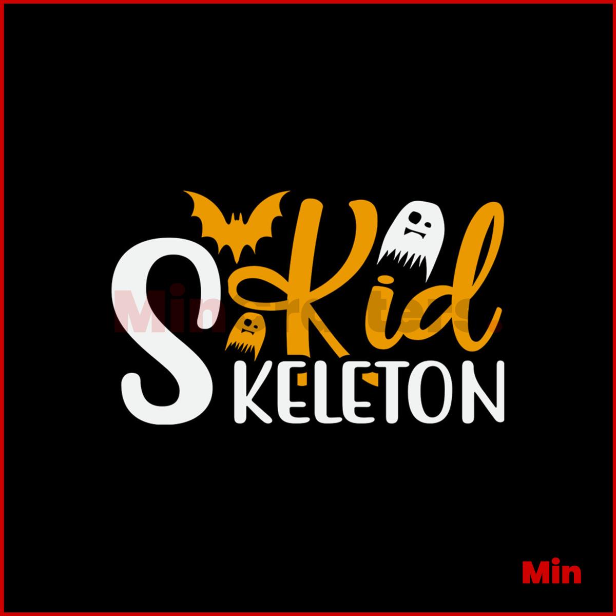 Kid Skeleton Svg, Halloween Svg, Skeleton Svg, Halloween Gho | Inspire ...