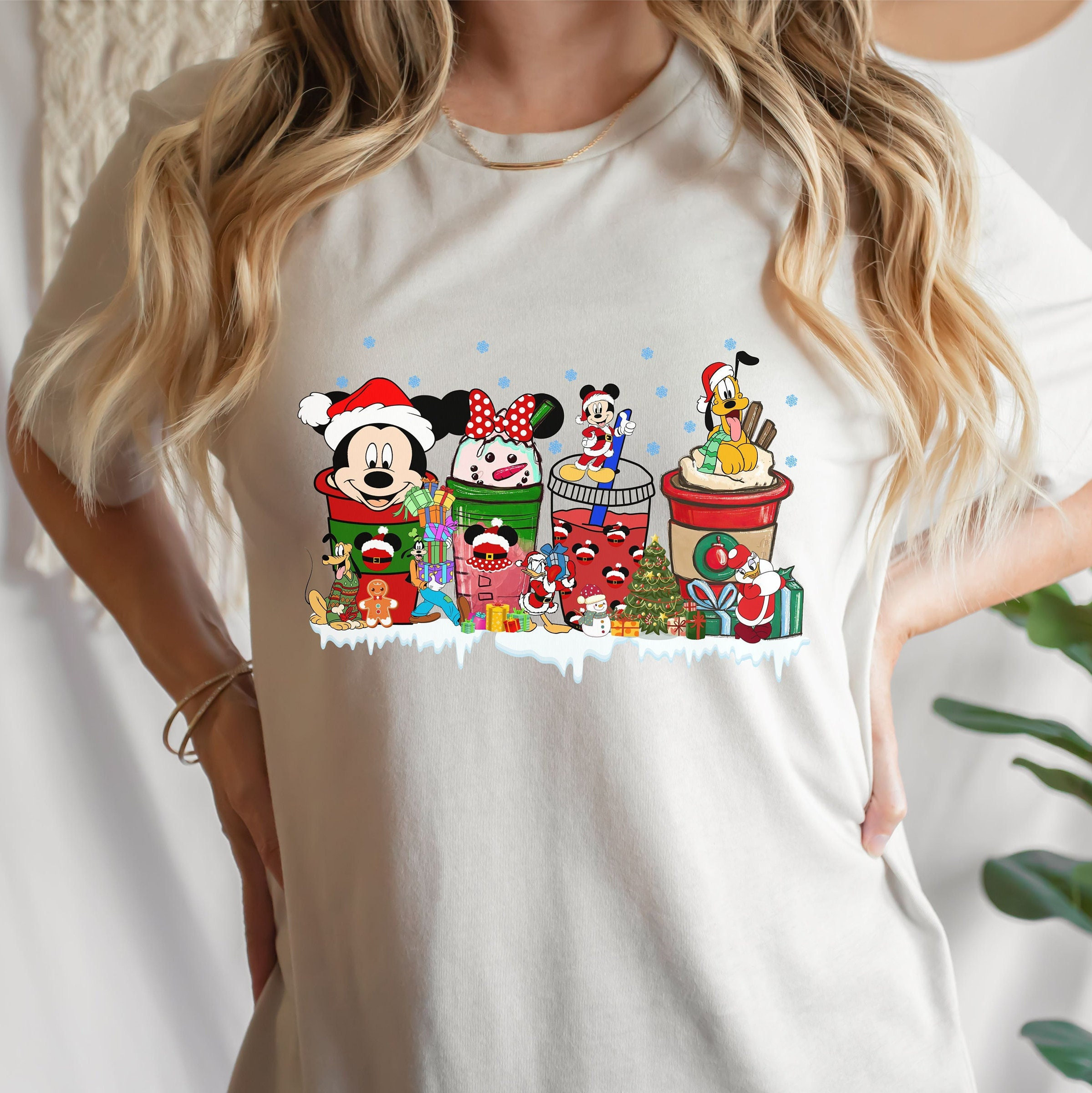 Mickey Christmas Coffee PNG, Christmas coffee png, Merry Chr - Inspire ...