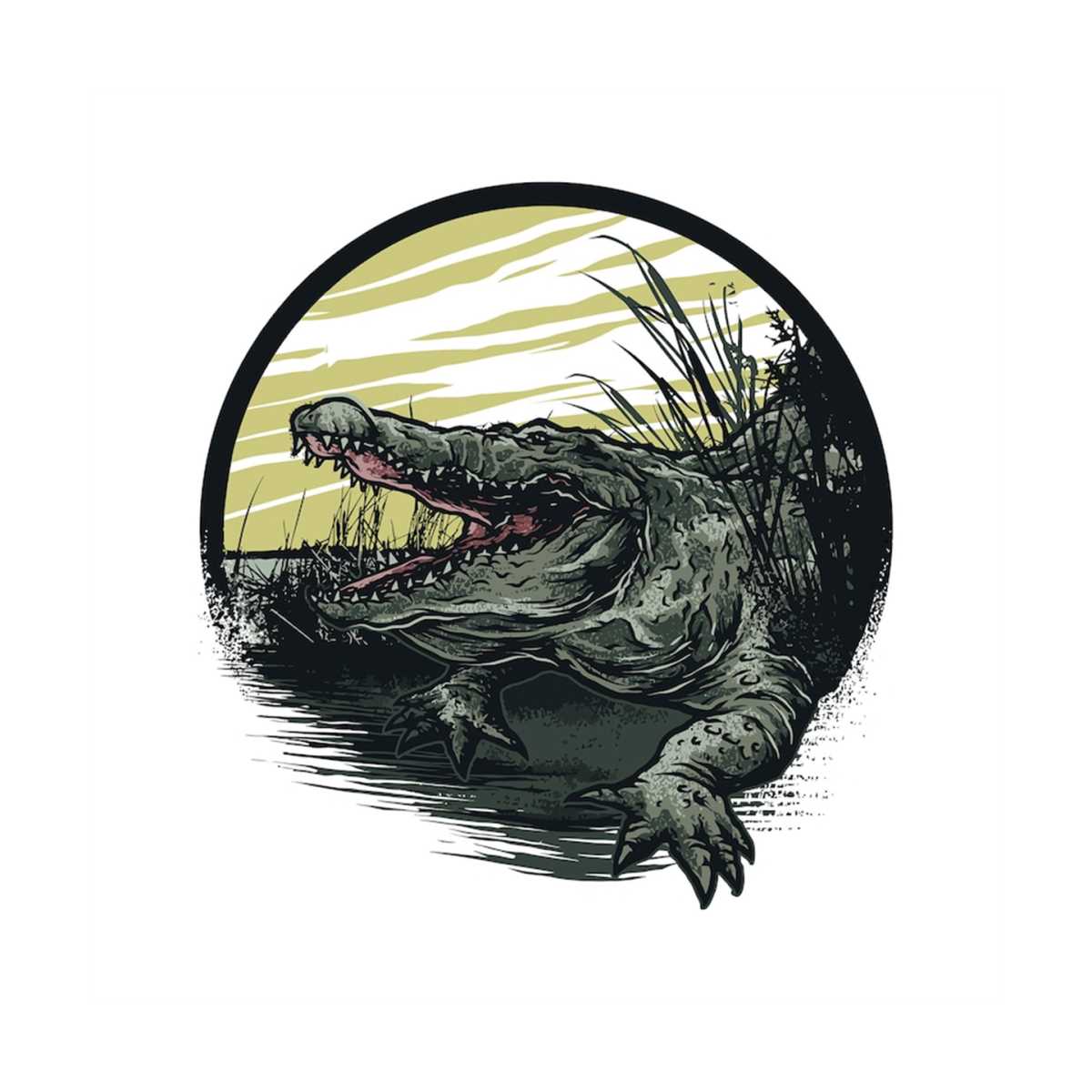 Alligator Svg, Png and Jpeg, Eps, Instant Download, Vector F | Inspire ...