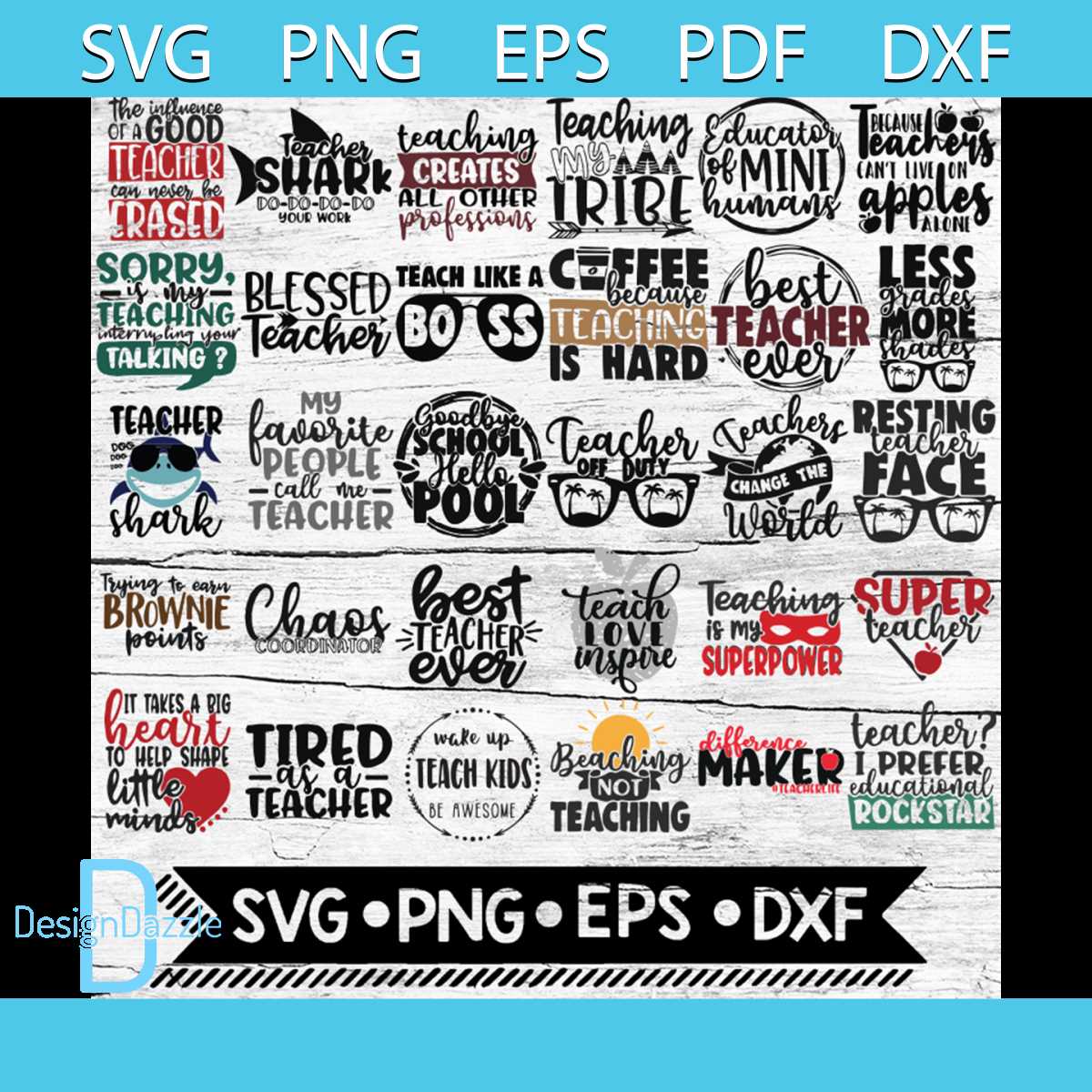 Teacher, Bundle, Teacher svg, School svg, Best teacher svg, | Inspire ...