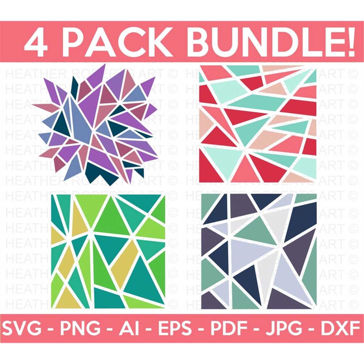 Geometric Pattern SVG Bundle, Geometric Background SVG, Patt | Inspire ...