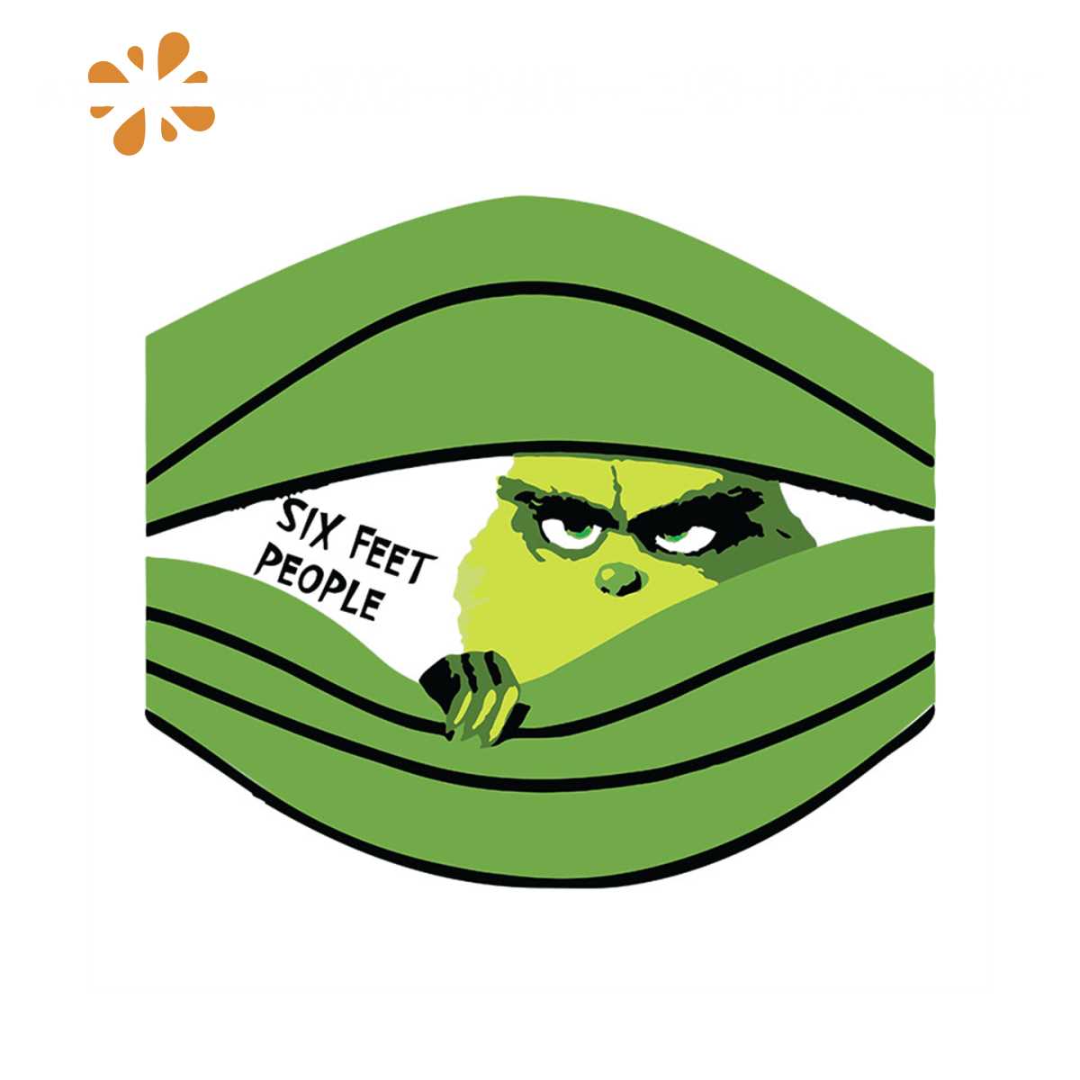 Stay 6 feet back people, Mask design, The Grinch Png svg | Inspire Uplift