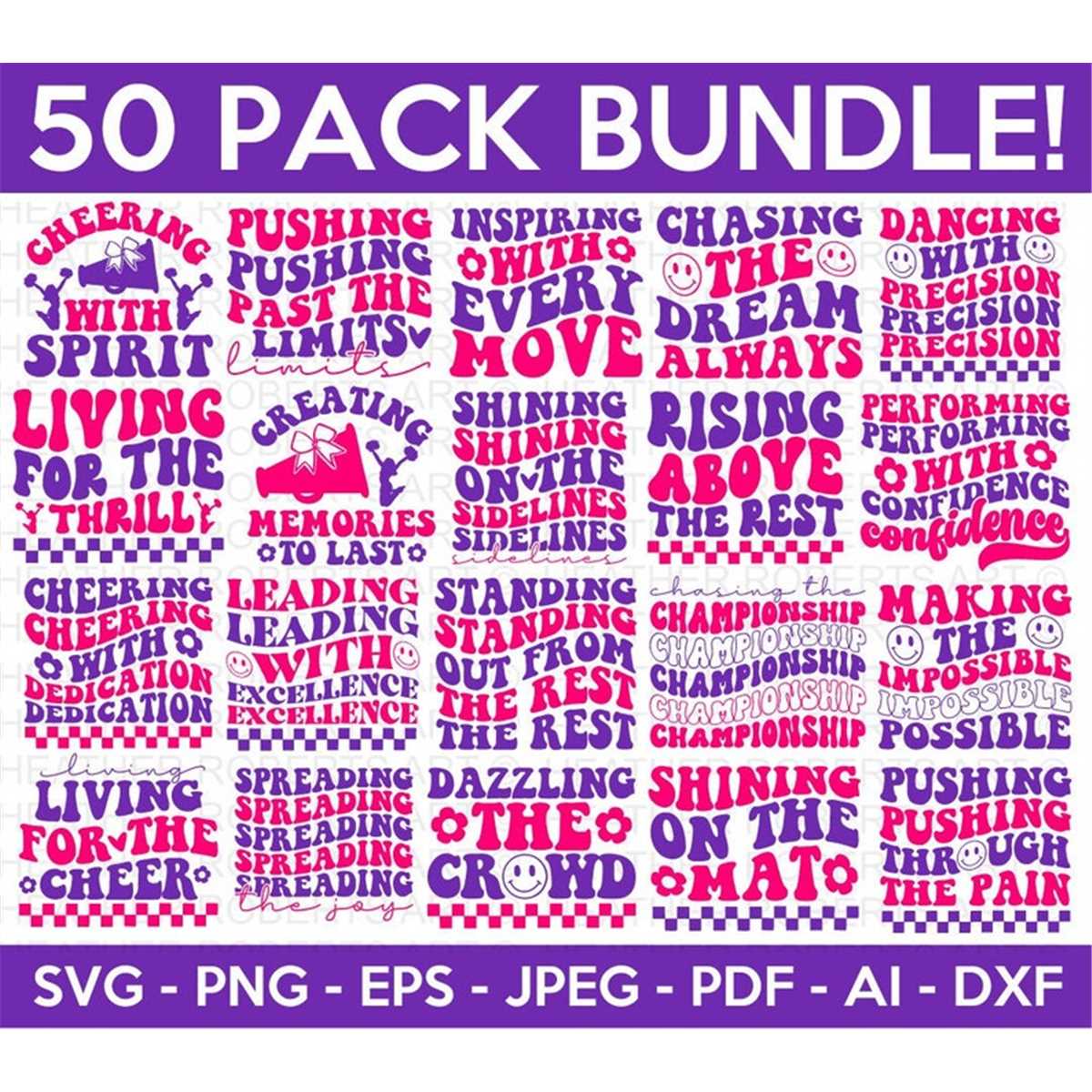 Retro Cheerleader SVG Bundle, Cheerleading SVG, Cheer Svg, M | Inspire ...