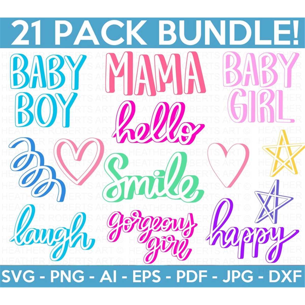 3D Words and Shapes SVG Bundle, 3D Shapes SVG, 3D Words SVG, | Inspire ...