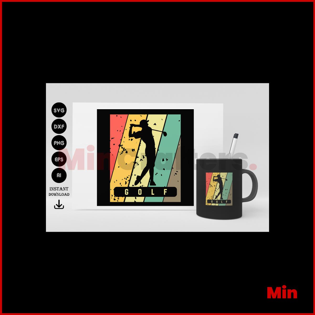 Retro Vintage Goft Svg, Sport Svg, Vintage Svg, Goft Svg, Go - Inspire ...