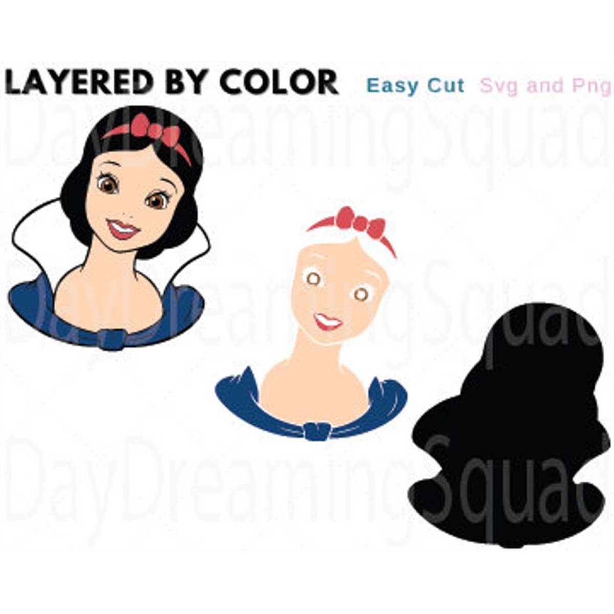 Layered Svg, Bundle Svg, Princess svg, Digital Download, Dig | Inspire ...