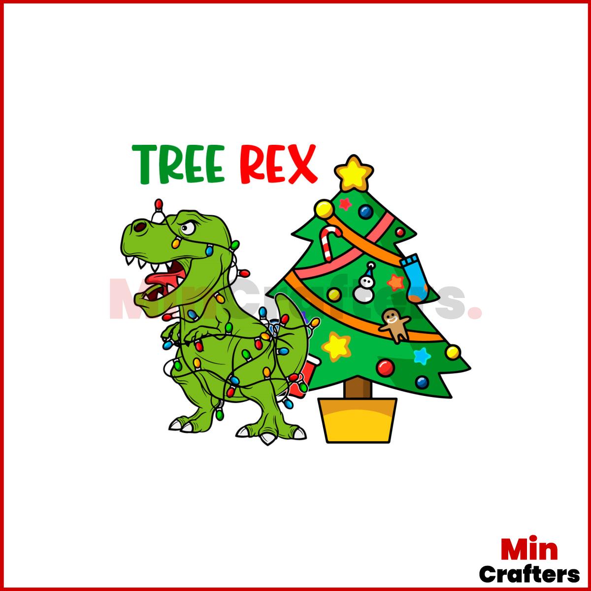 Tree Rex Christmas Svg, Christmas Svg, Dinosaur Svg, TRex Sv - Inspire ...