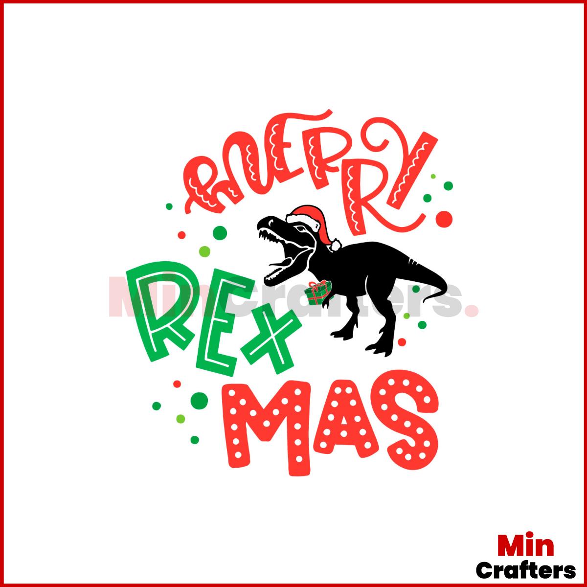 Merry Rex Mas Christmas Svg, Christmas Svg, Rex Svg, T Rex S | Inspire ...