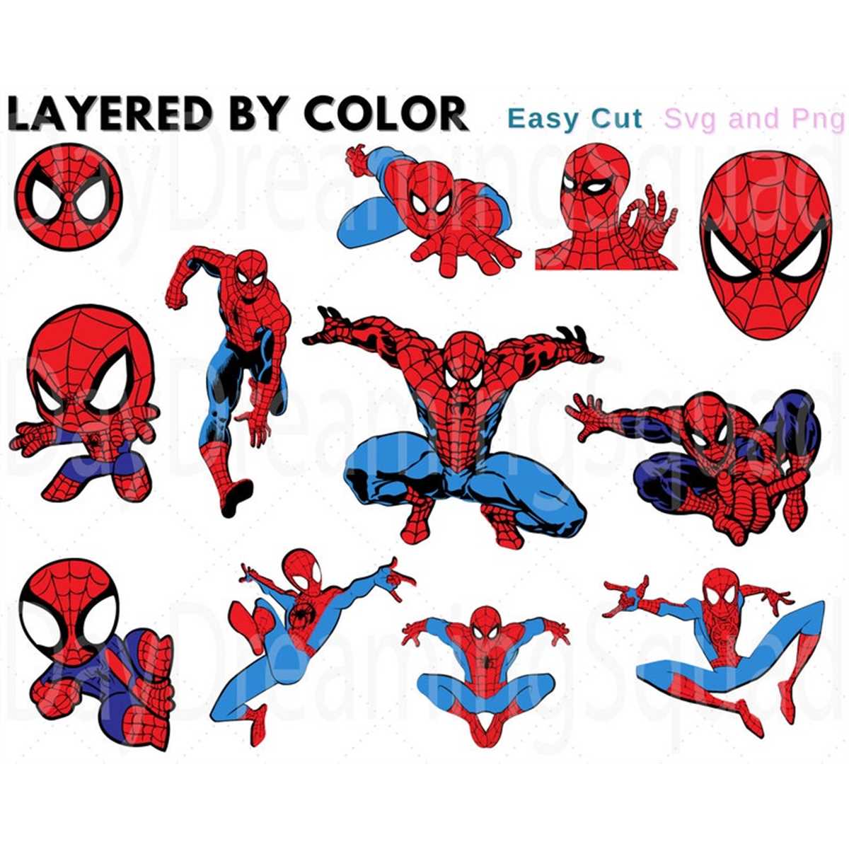 Layered Svg, Png and Svg, Hero Svg, Digital Download, Digita - Inspire ...