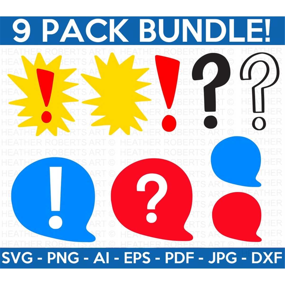 Punctuation Marks SVG Bundle, Punctuations SVG, Question Mar - Inspire ...