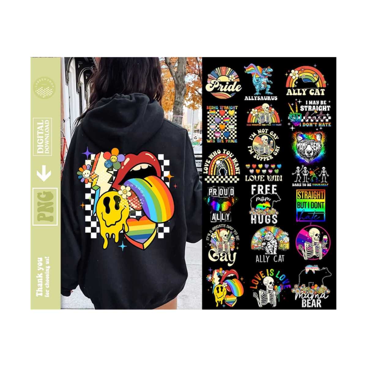 LGBT Png Bundle, Png Svg Bundle, Gay Pride, Rainbow Flag, Pr | Inspire ...